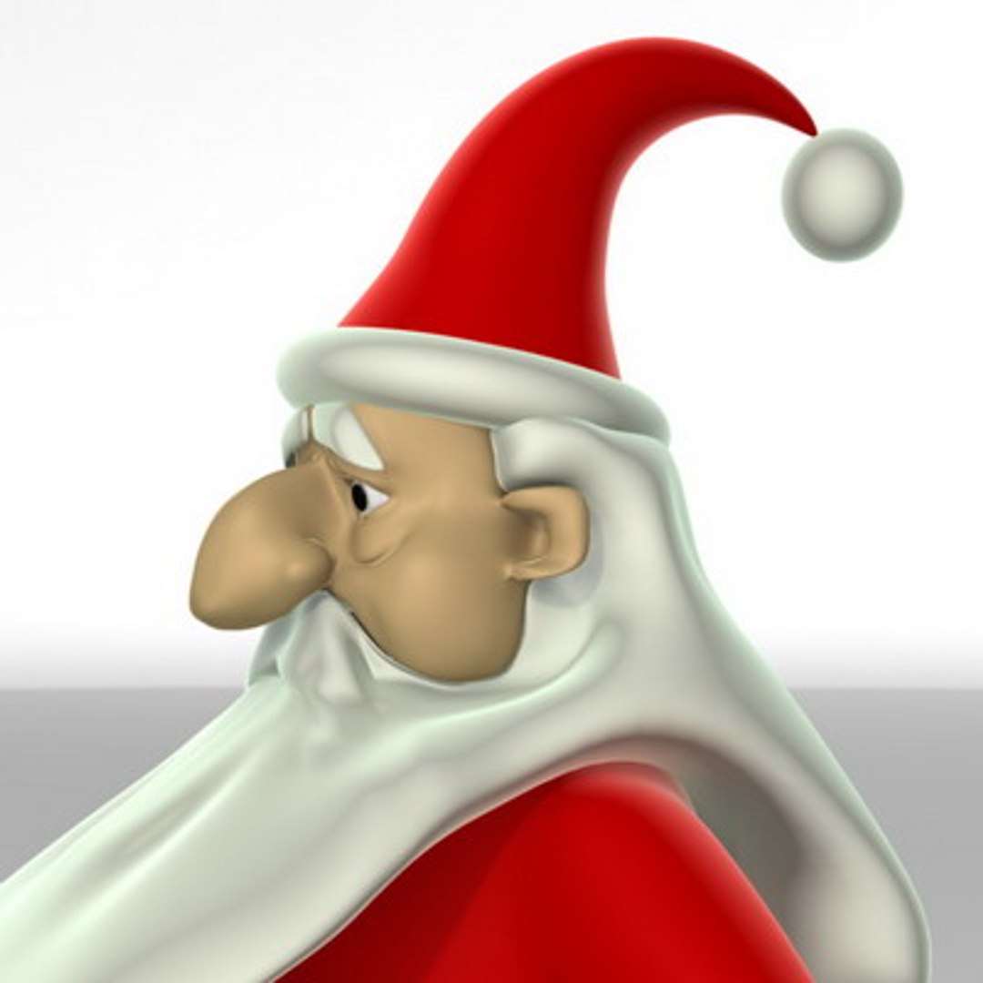 3d model character santa
