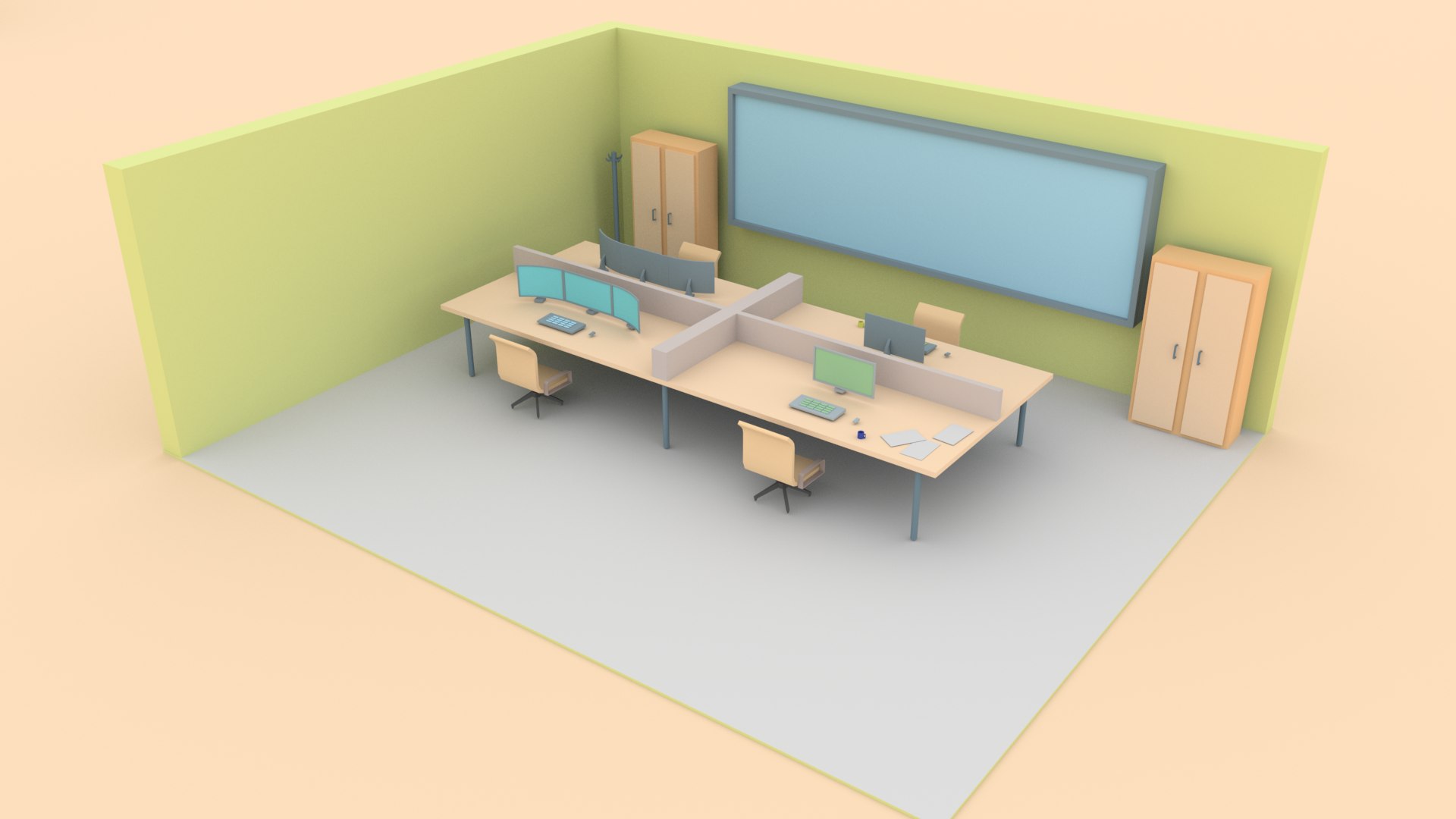Office 3D - TurboSquid 1579626