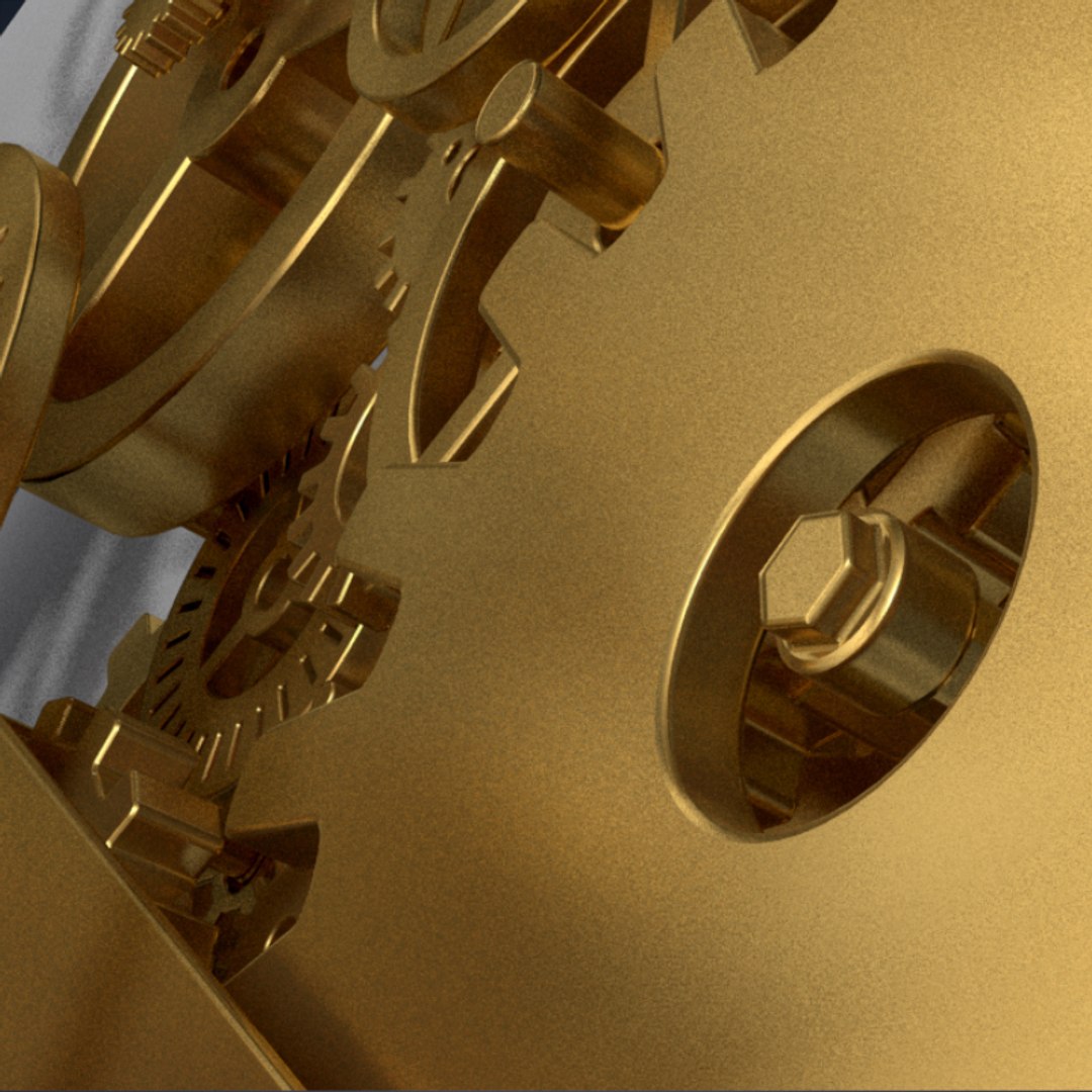 3d Model Clockwork Gears
