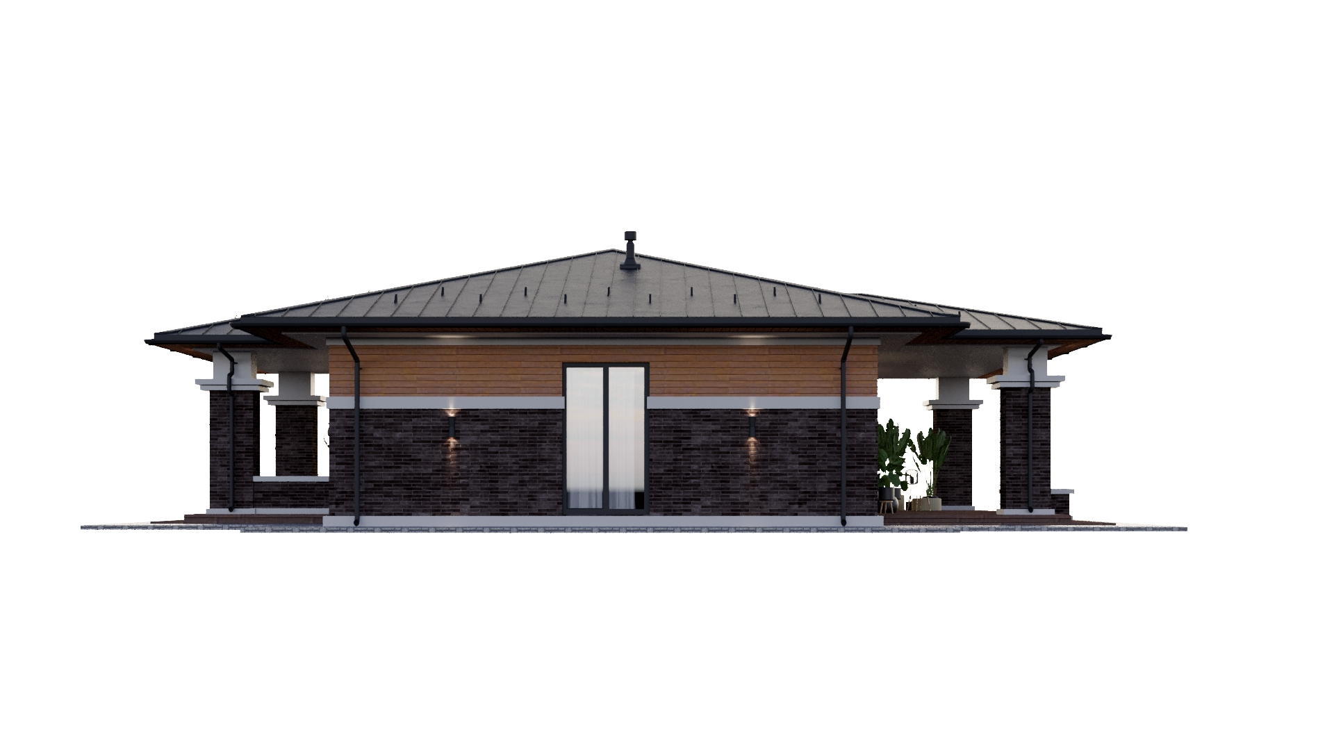 Modern Cottage House 2 Model - TurboSquid 2055615
