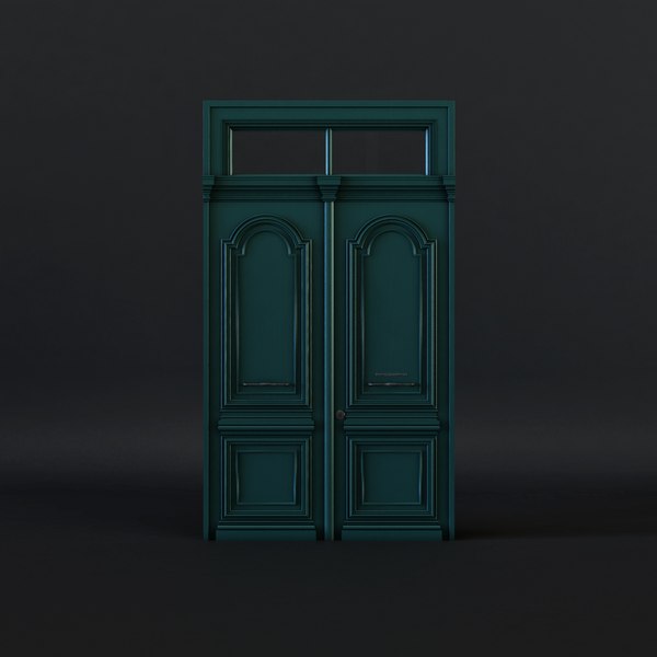 3d panel door model