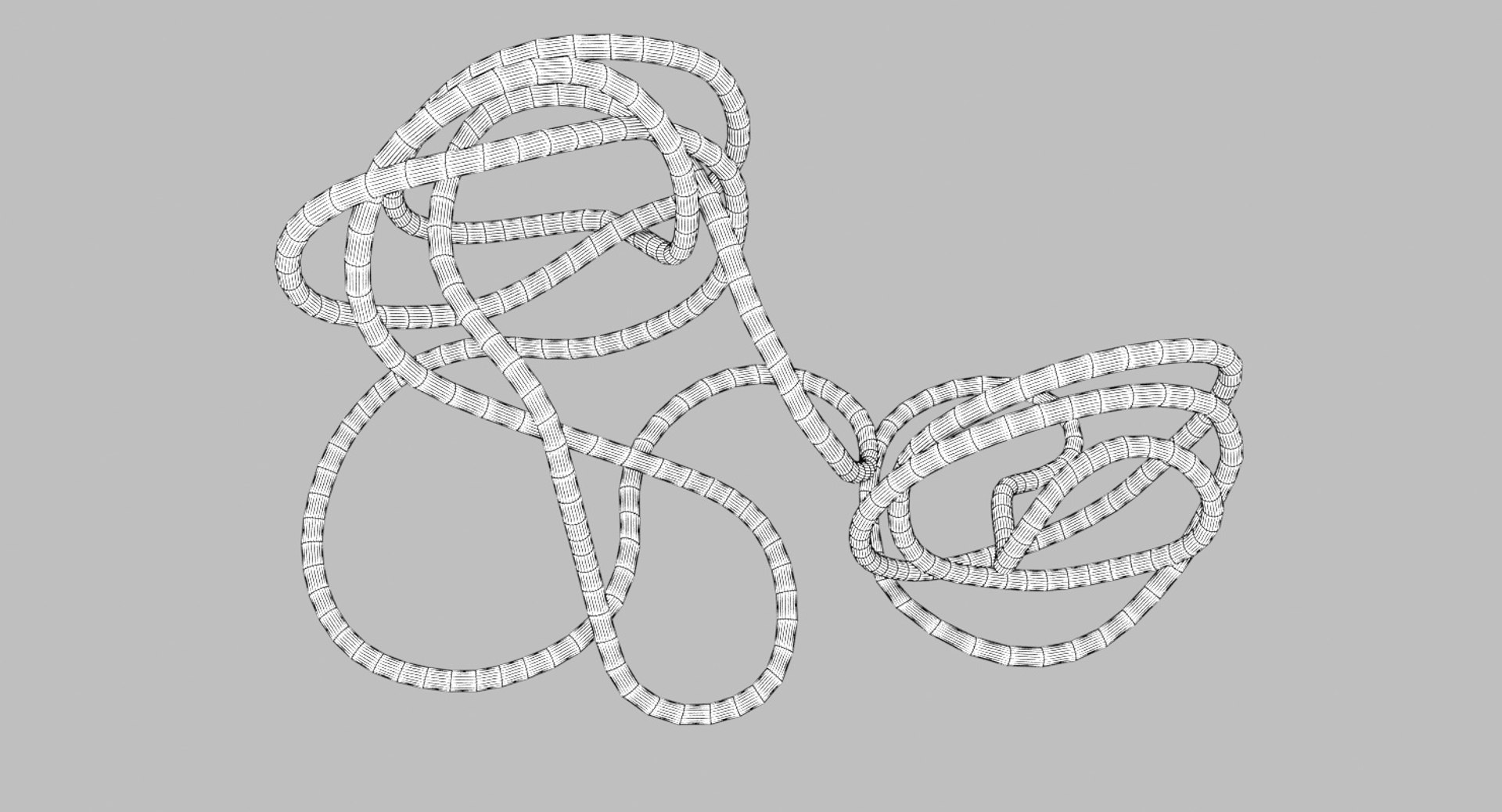 3D copper wire sculpture - TurboSquid 1264589