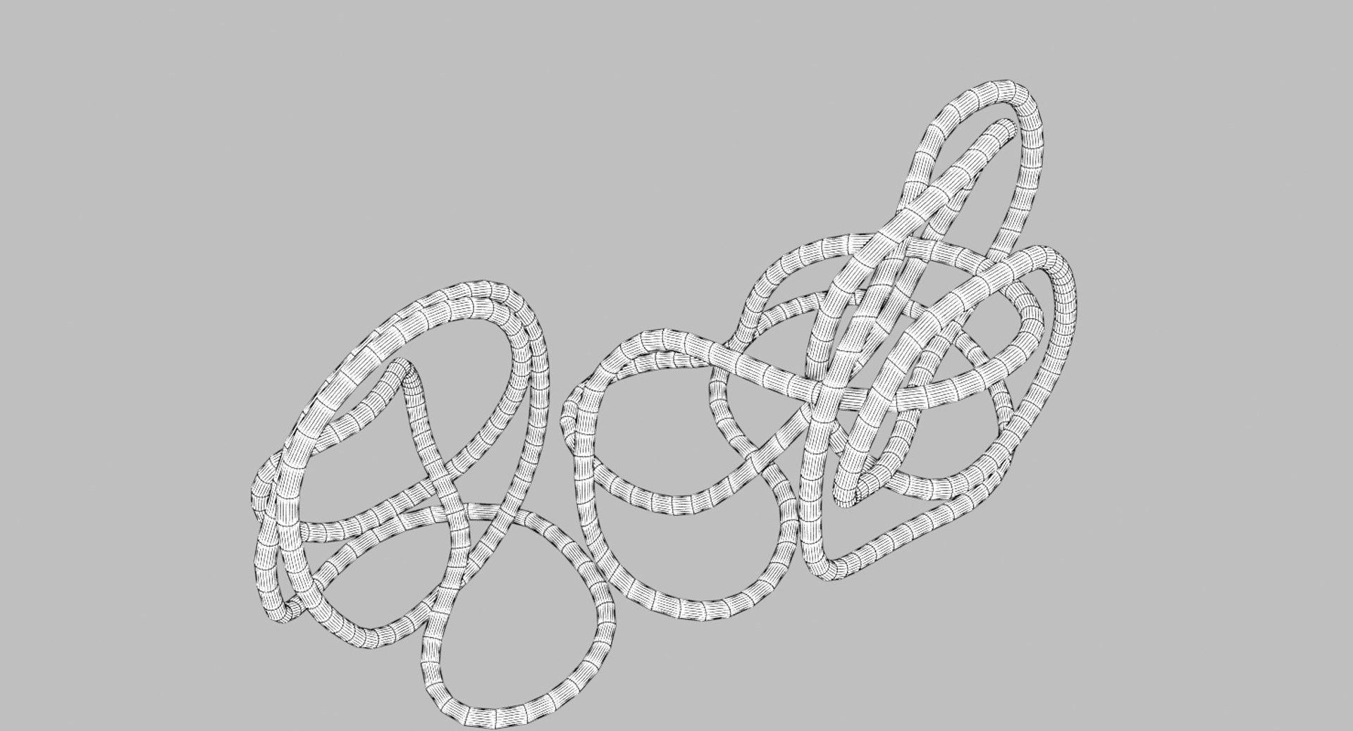 3D copper wire sculpture - TurboSquid 1264589