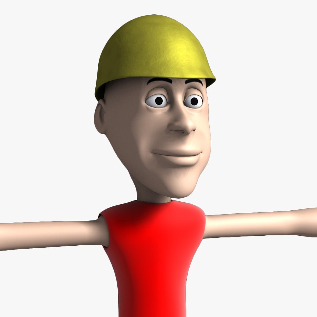 3d Jimmy Cartoon Character