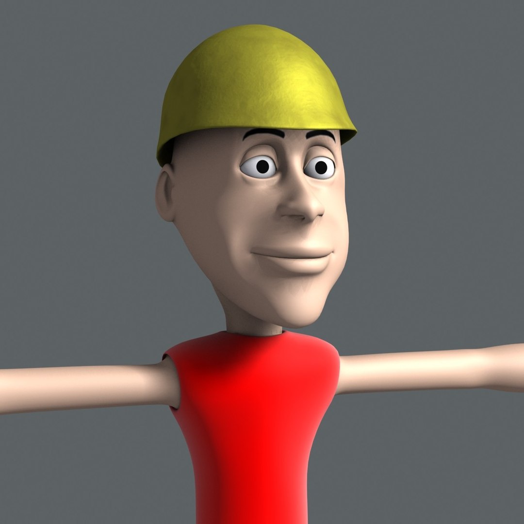 3d Jimmy Cartoon Character