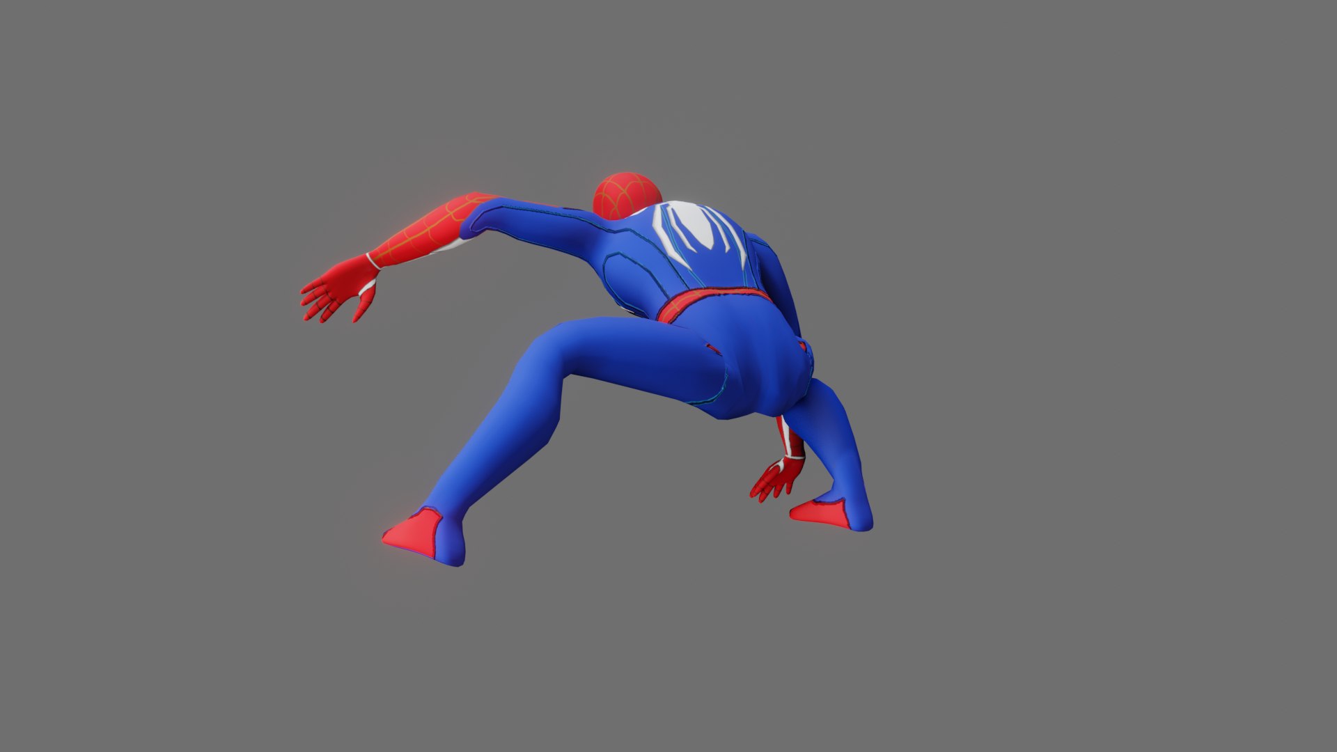 Spider Man Low Poly PBR GameReady 3D Model - TurboSquid 1722511
