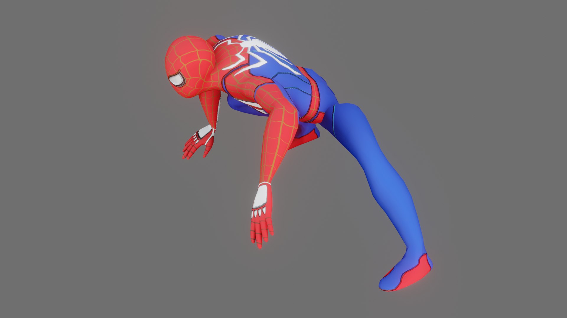 Spider Man Low Poly PBR GameReady 3D Model - TurboSquid 1722511