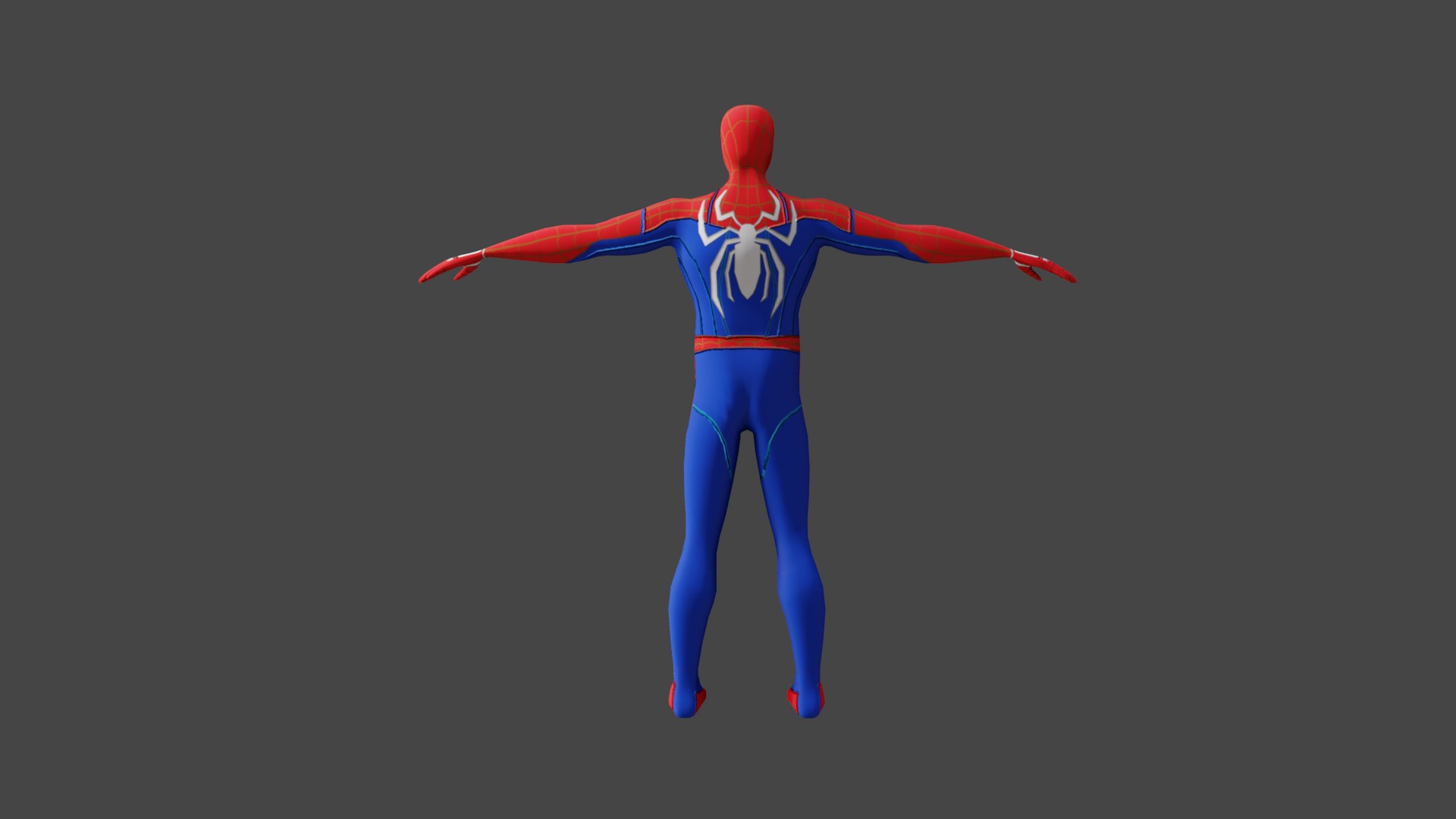 Spider Man Low Poly PBR GameReady 3D Model - TurboSquid 1722511