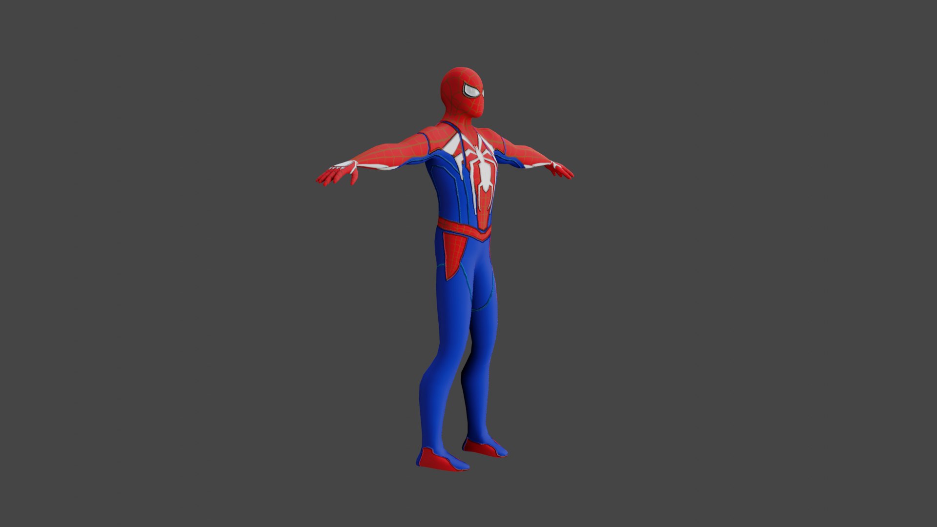 Spider Man Low Poly PBR GameReady 3D Model - TurboSquid 1722511
