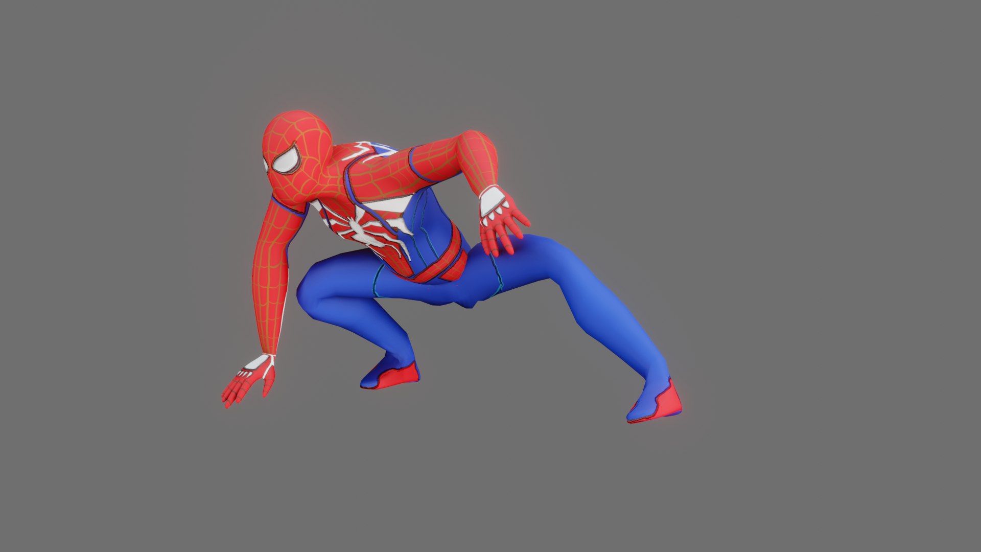 Spider Man Low Poly PBR GameReady 3D Model - TurboSquid 1722511