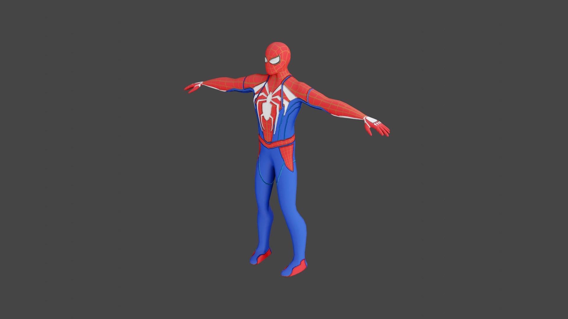 Spider Man Low Poly PBR GameReady 3D Model - TurboSquid 1722511