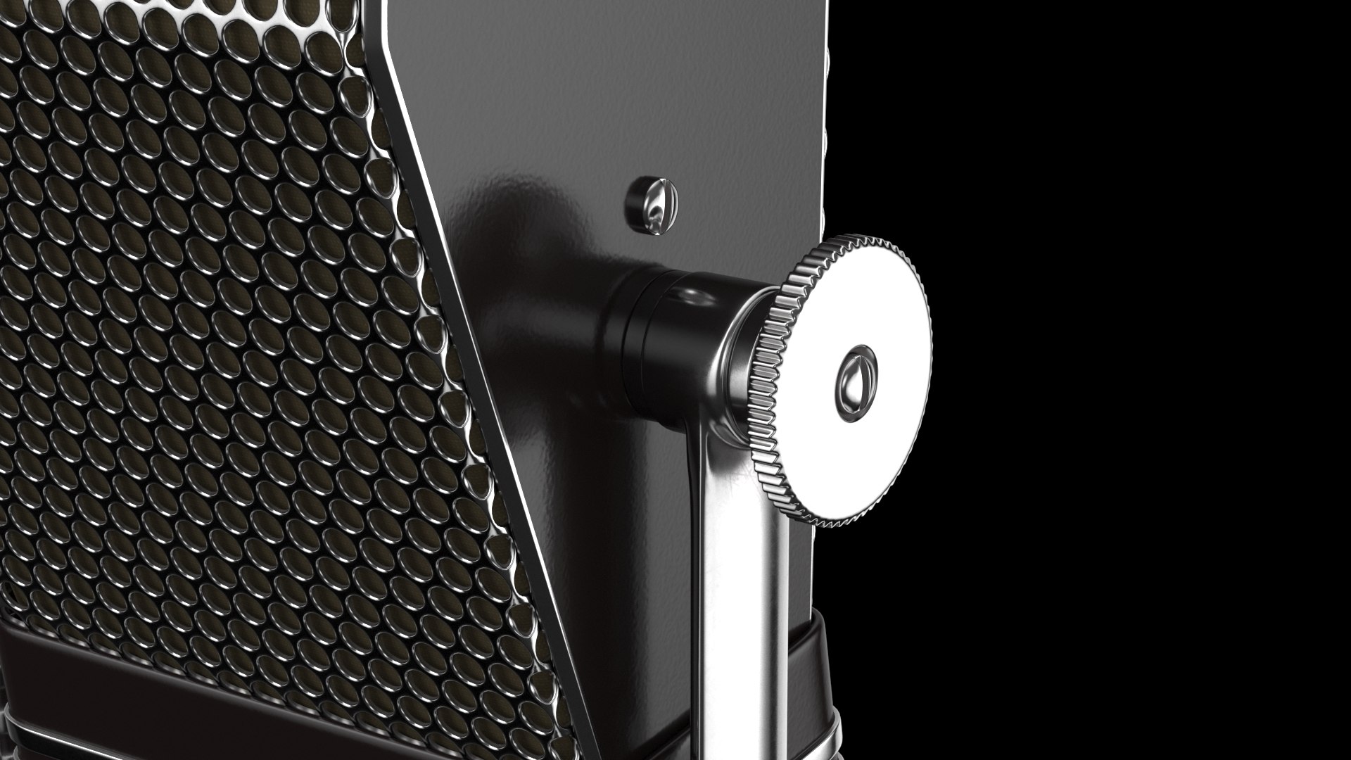 3d Model Retro Nbc Broadcasting Rophone