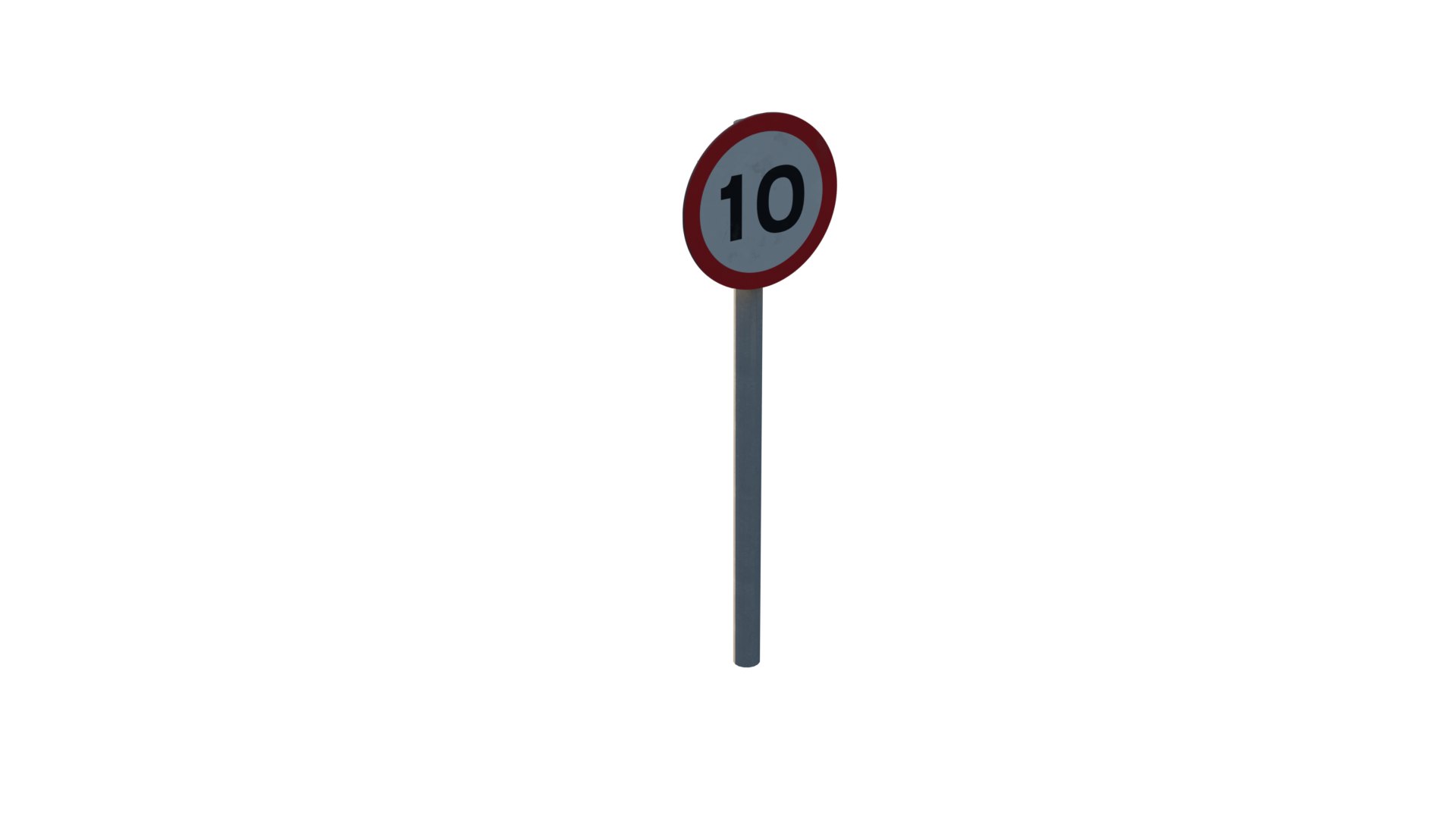 3D UK Speed Limit Signs - TurboSquid 2070965