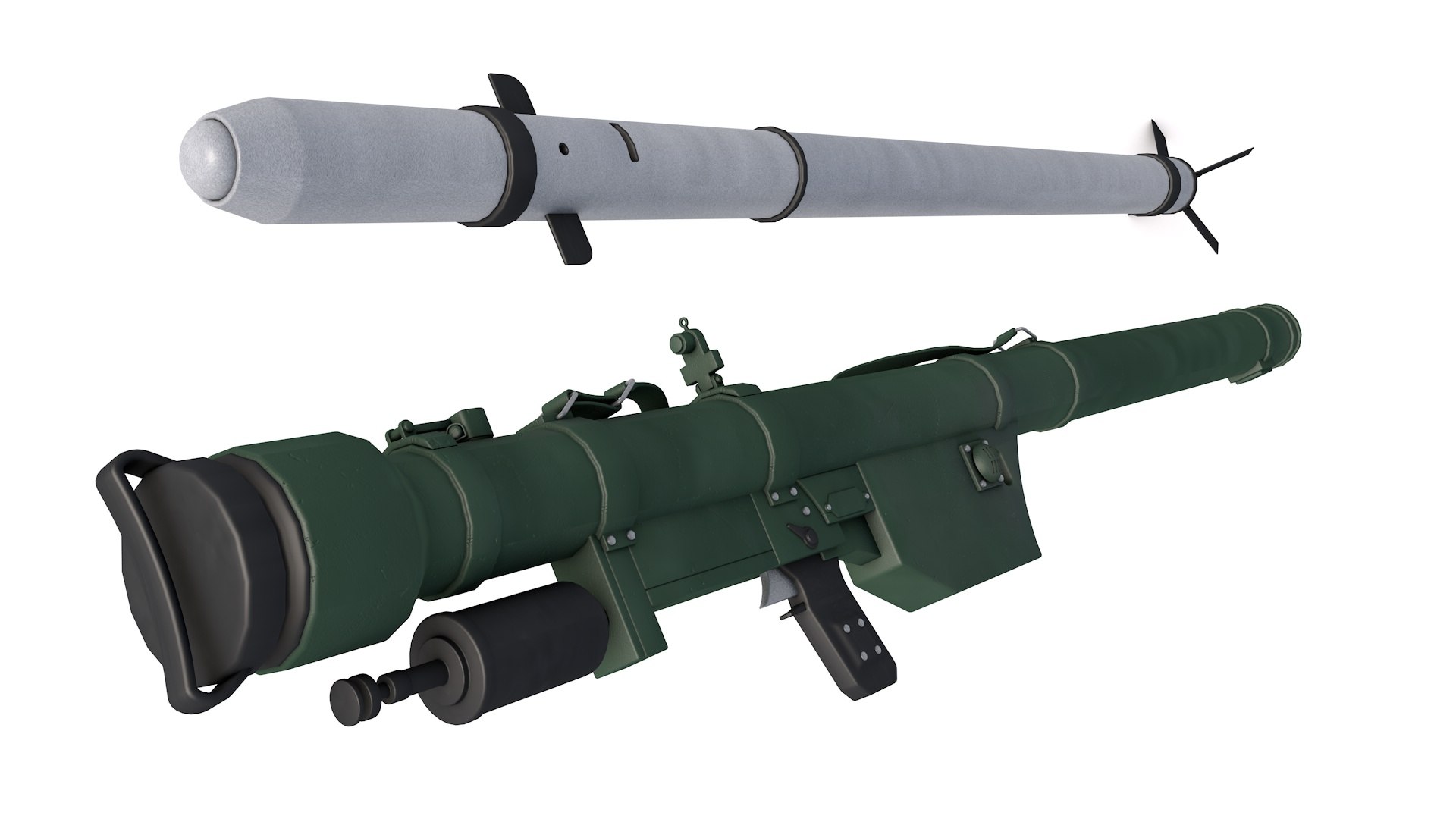 3D Strela 9K32 Strela-2 Model - TurboSquid 2069110