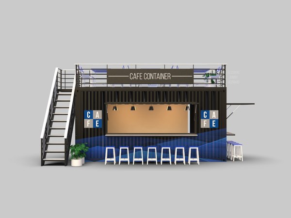 3d box table model