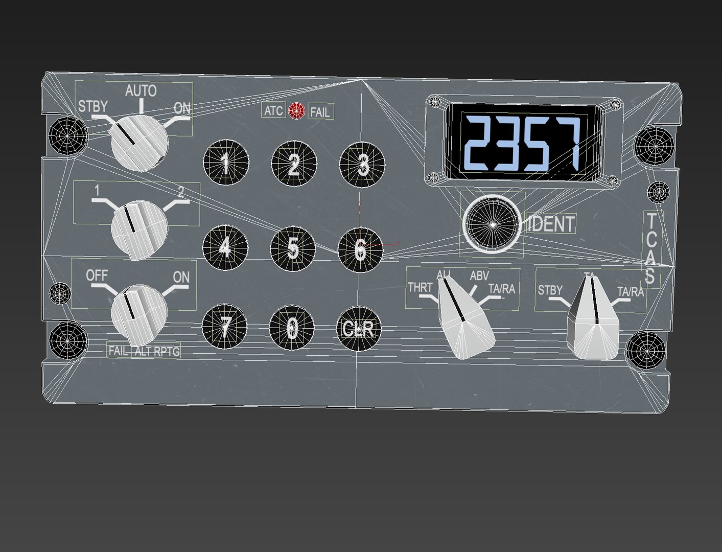 Tcas Pane Aircraft Airbus 3D Model - TurboSquid 1388896