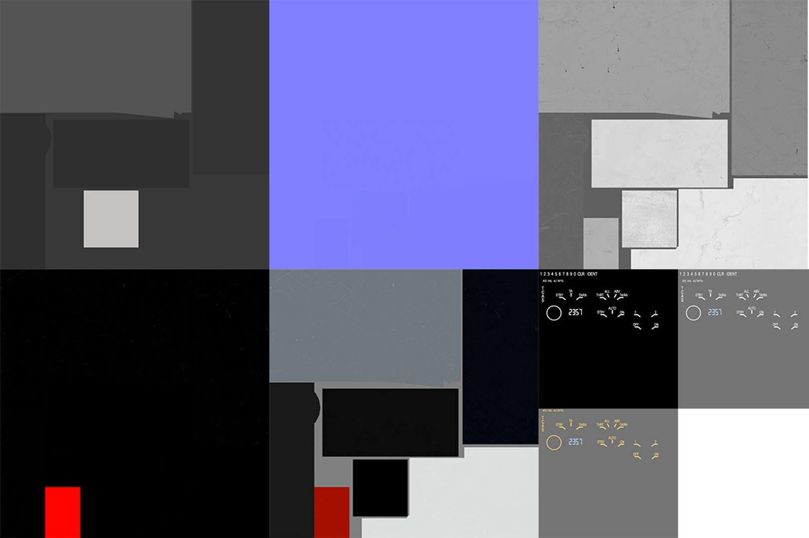 Tcas Pane Aircraft Airbus 3D Model - TurboSquid 1388896