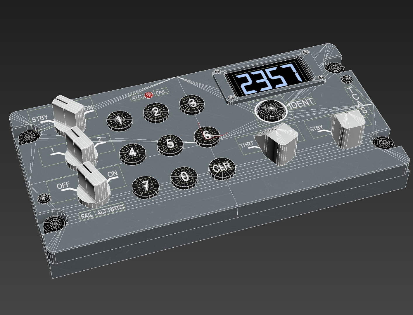 Tcas Pane Aircraft Airbus 3D Model - TurboSquid 1388896