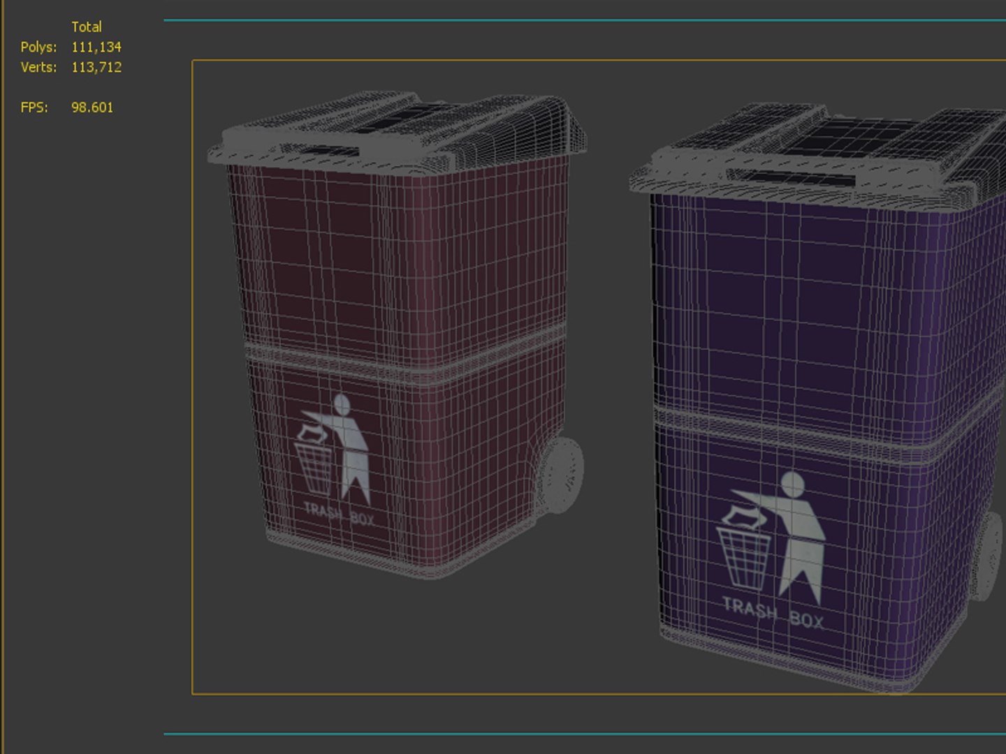 Garbage bin public facilities 3D model - TurboSquid 1581915