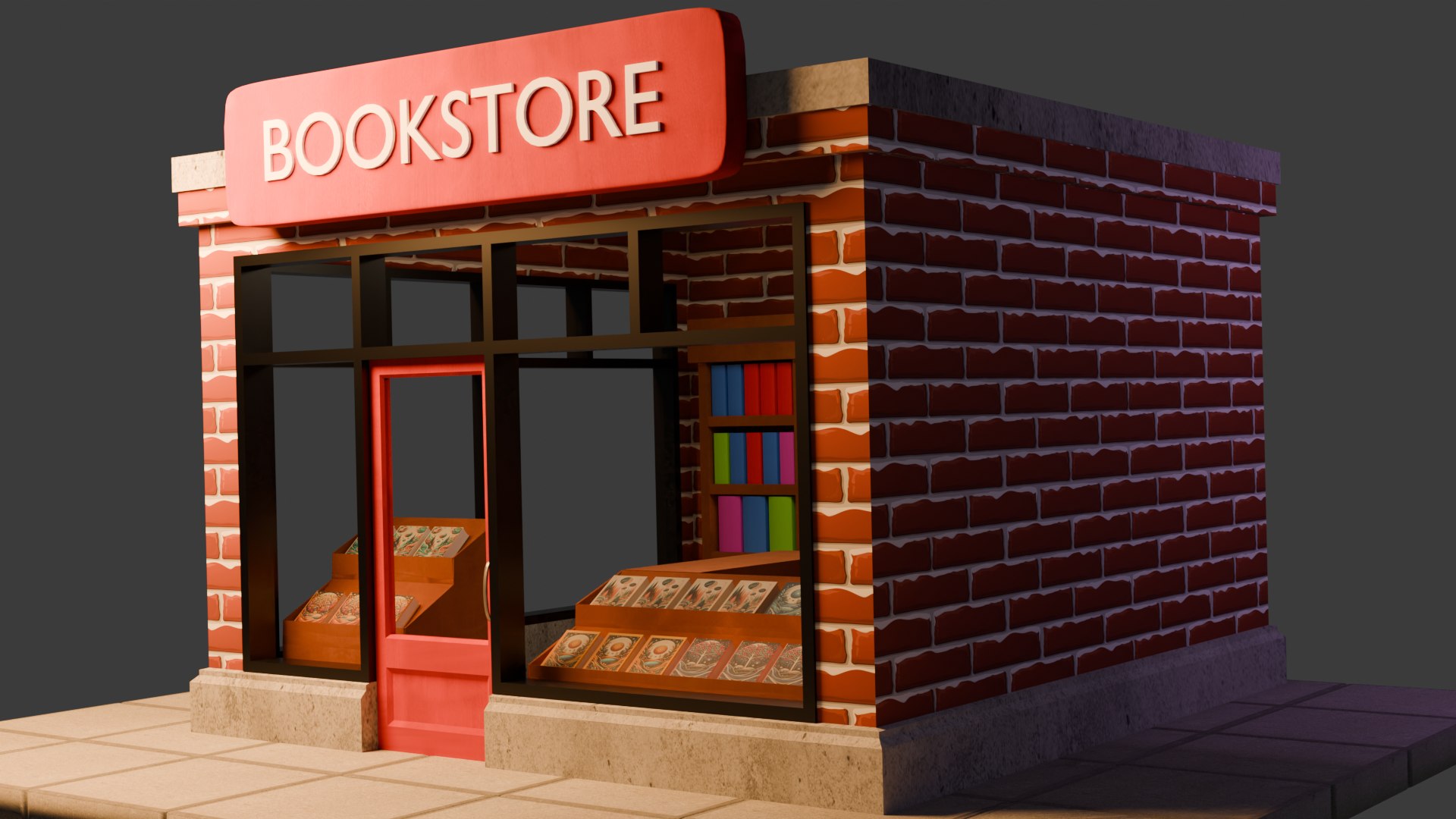 Book Store 3D - TurboSquid 2288669