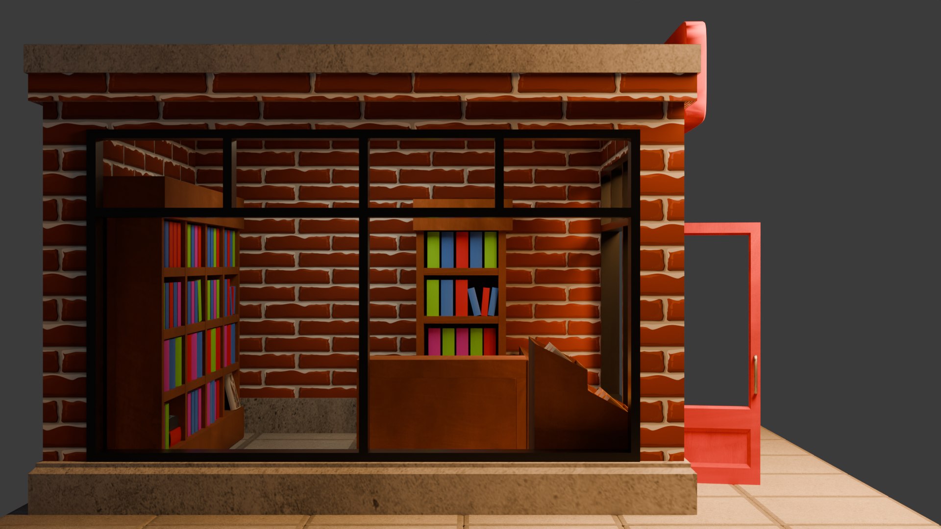 Book Store 3D - TurboSquid 2288669