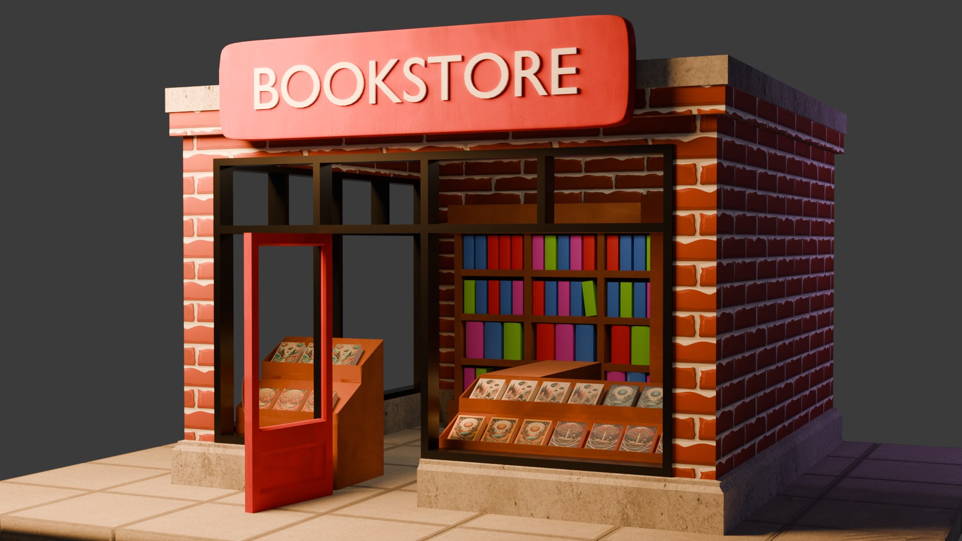 Book Store 3D - TurboSquid 2288669