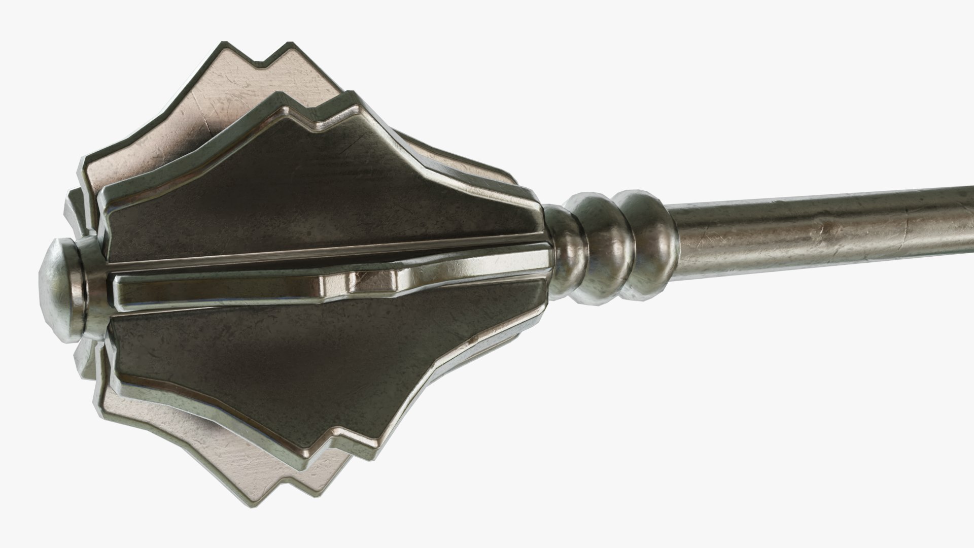 Heavy Flanged Mace 3D Model - TurboSquid 2075171