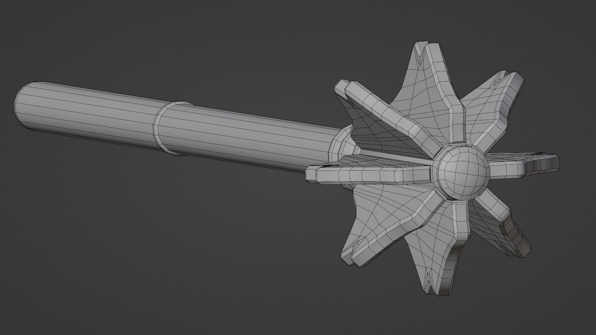 Heavy Flanged Mace 3D Model - TurboSquid 2075171