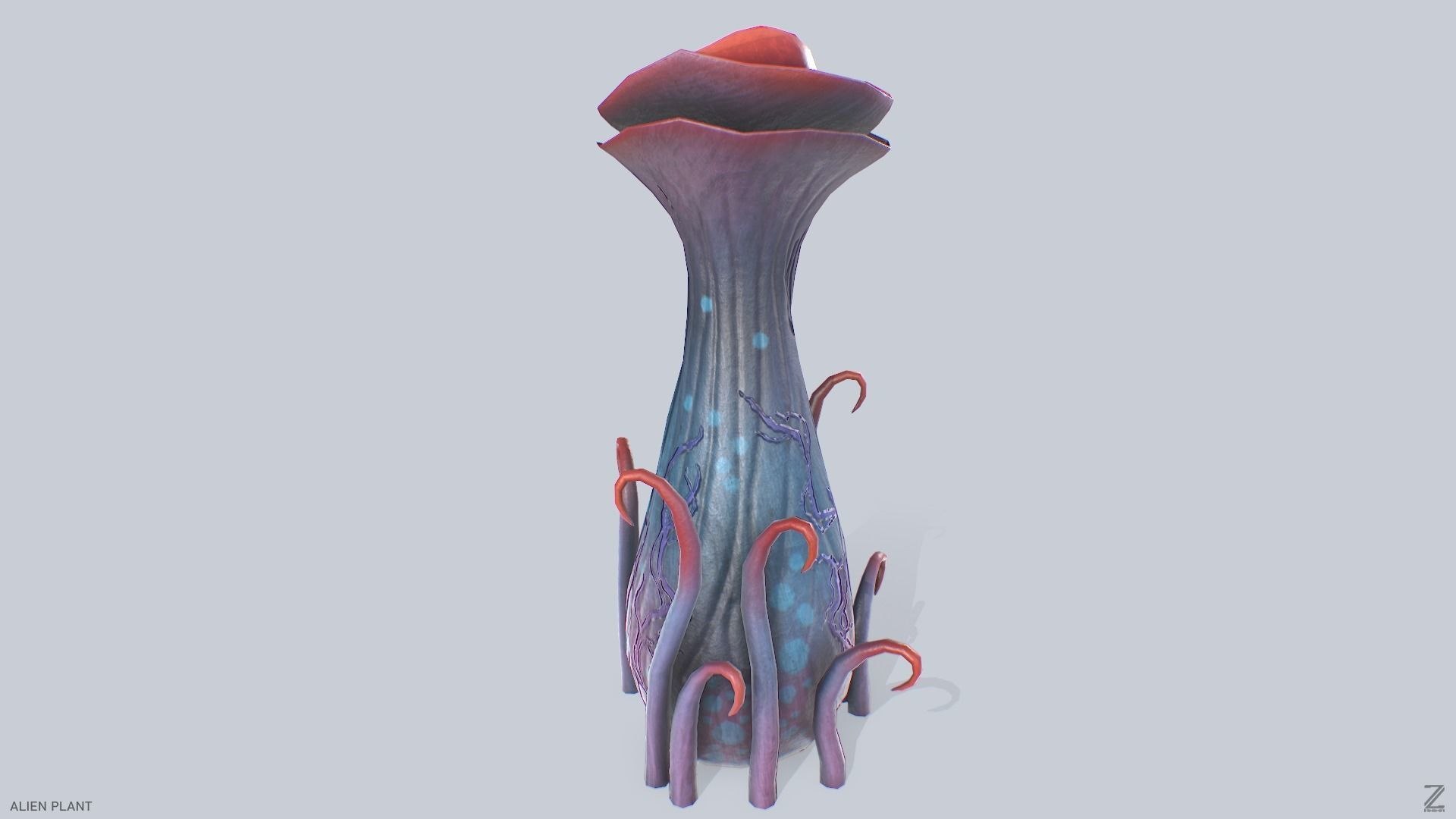 Alien Plant Collection 3D Model - TurboSquid 2234311