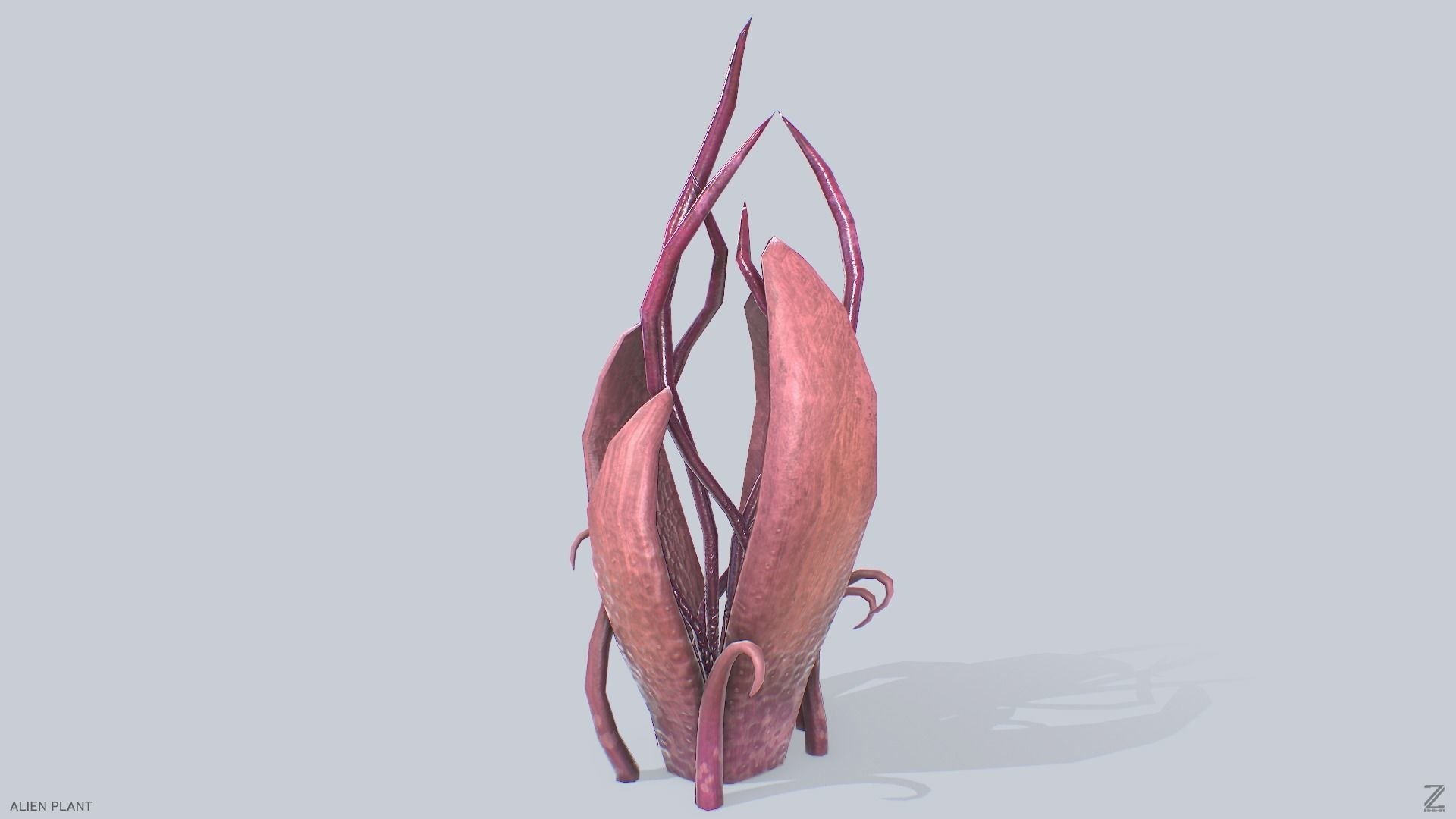 Alien Plant Collection 3D Model - TurboSquid 2234311