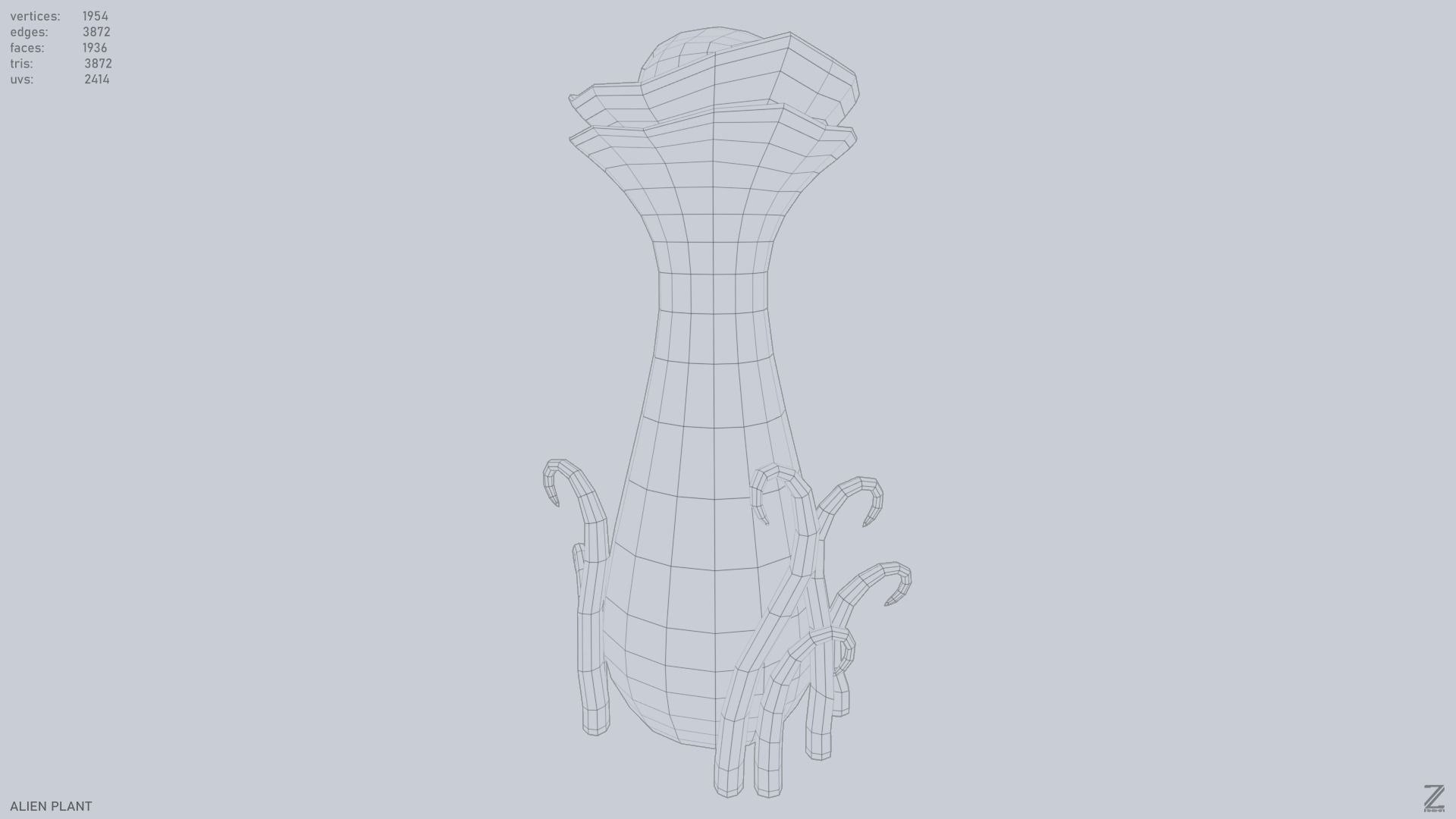 Alien Plant Collection 3D Model - TurboSquid 2234311