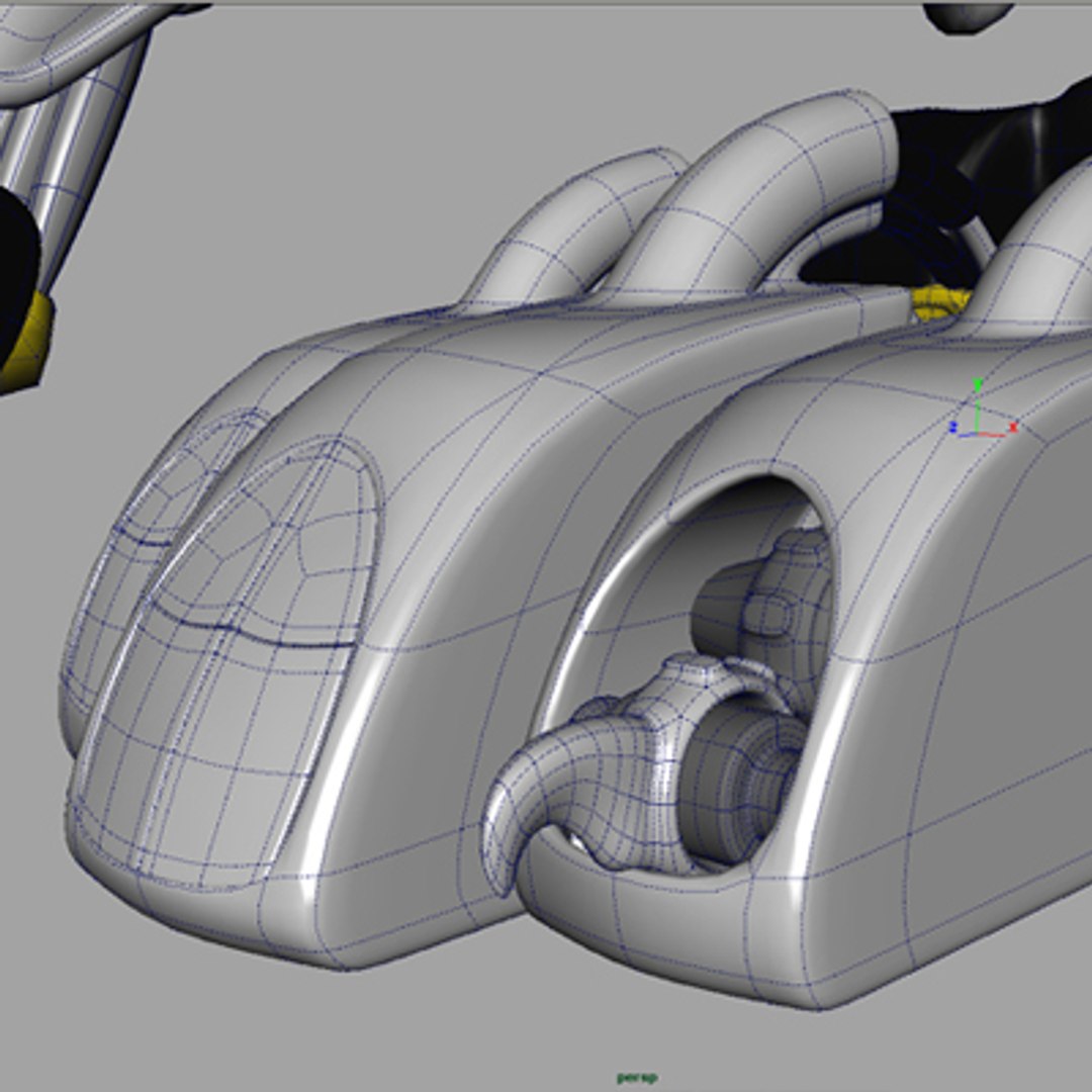 3d Robot Feline Model