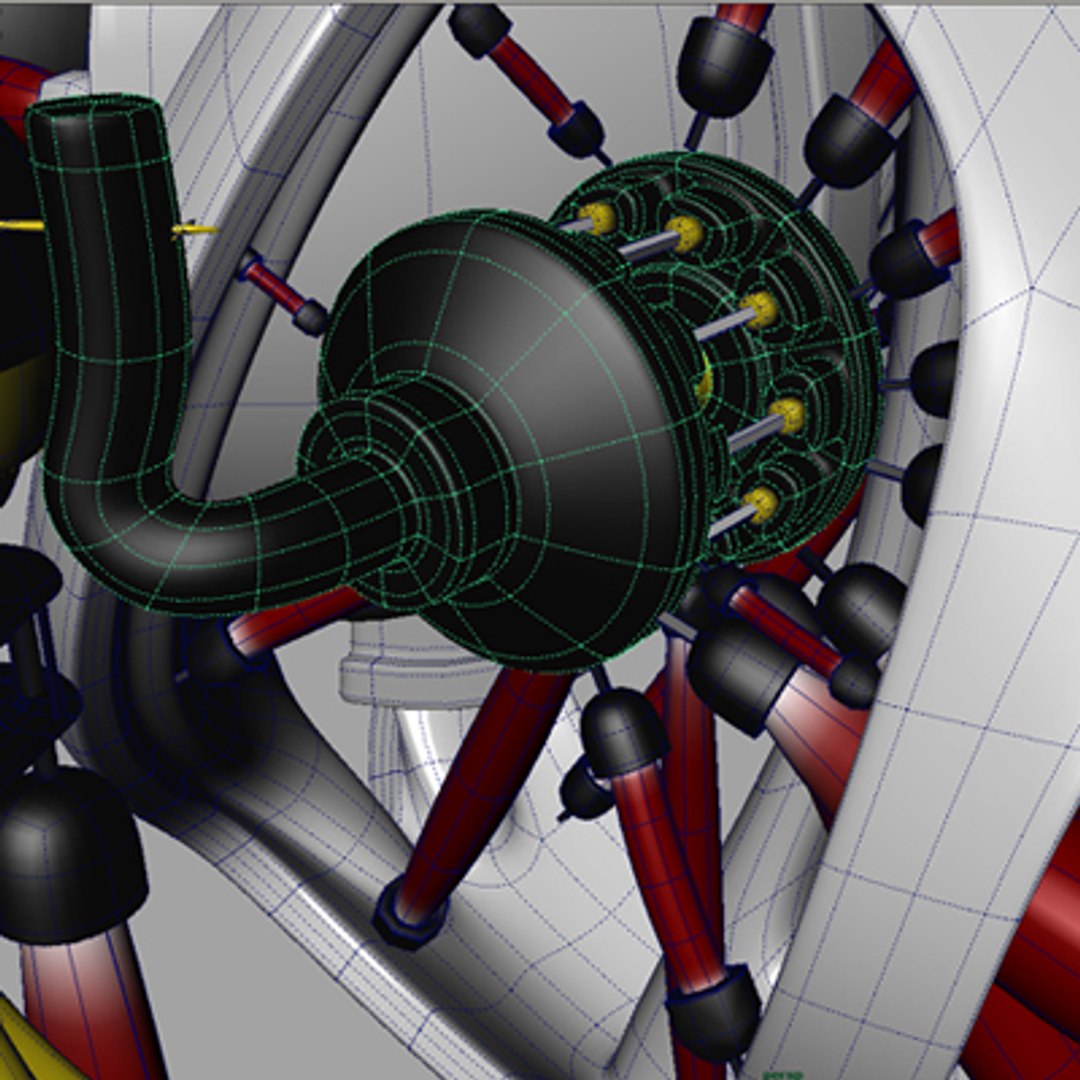 3d Robot Feline Model