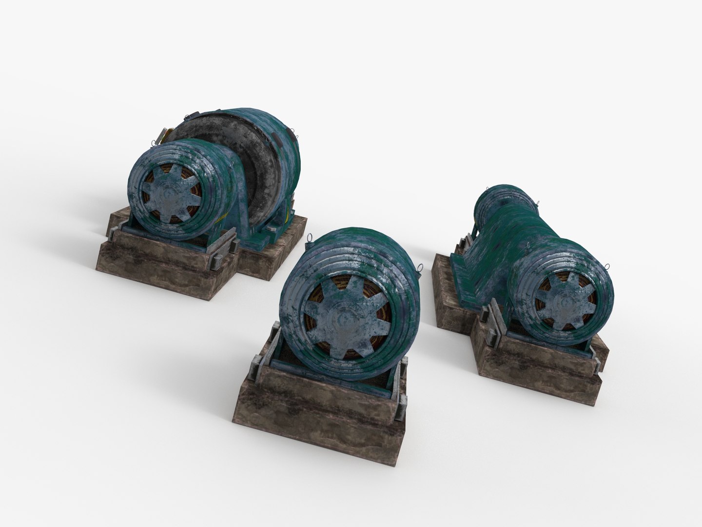 Diesel generator engine model - TurboSquid 1429925