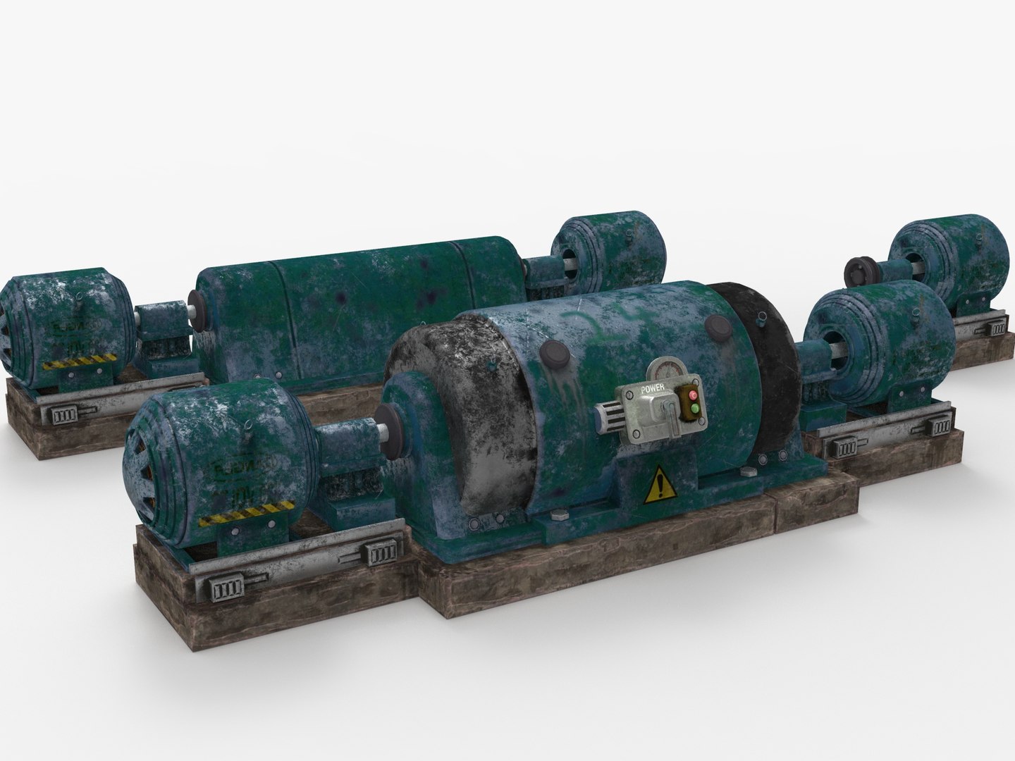 Diesel generator engine model - TurboSquid 1429925