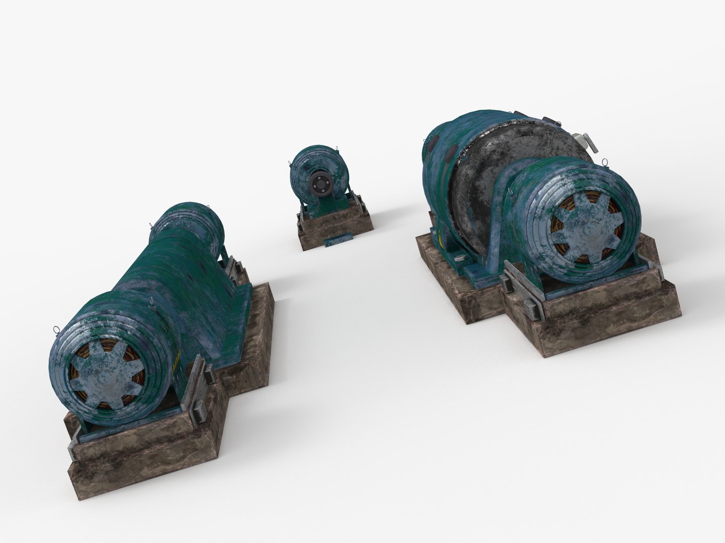 Diesel Generator Engine Model - TurboSquid 1429925