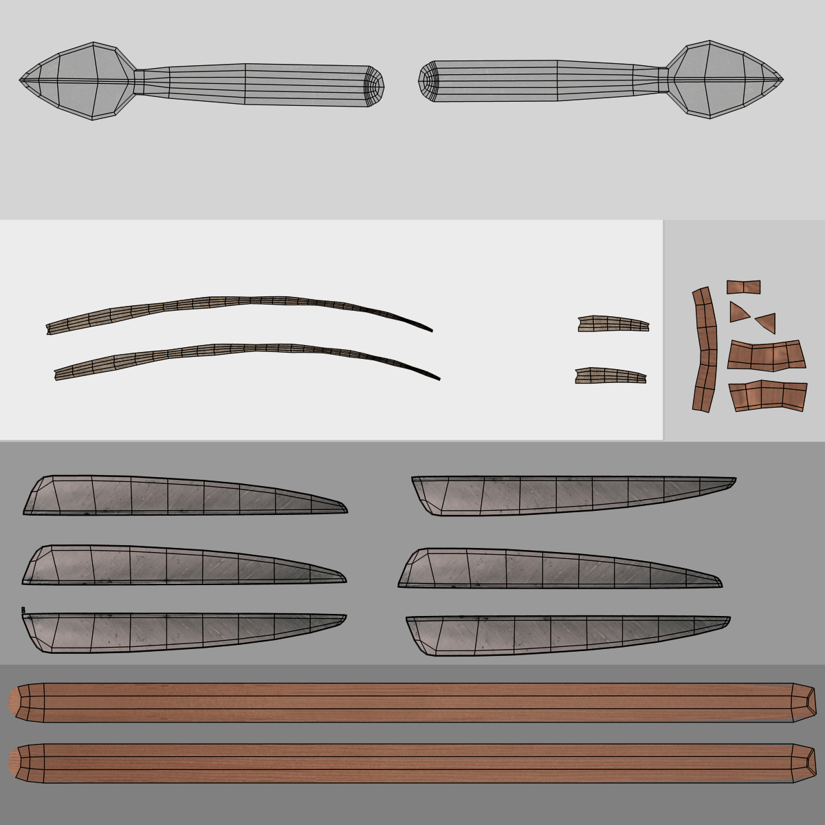 활과 화살 3D 모델 - TurboSquid 1310862