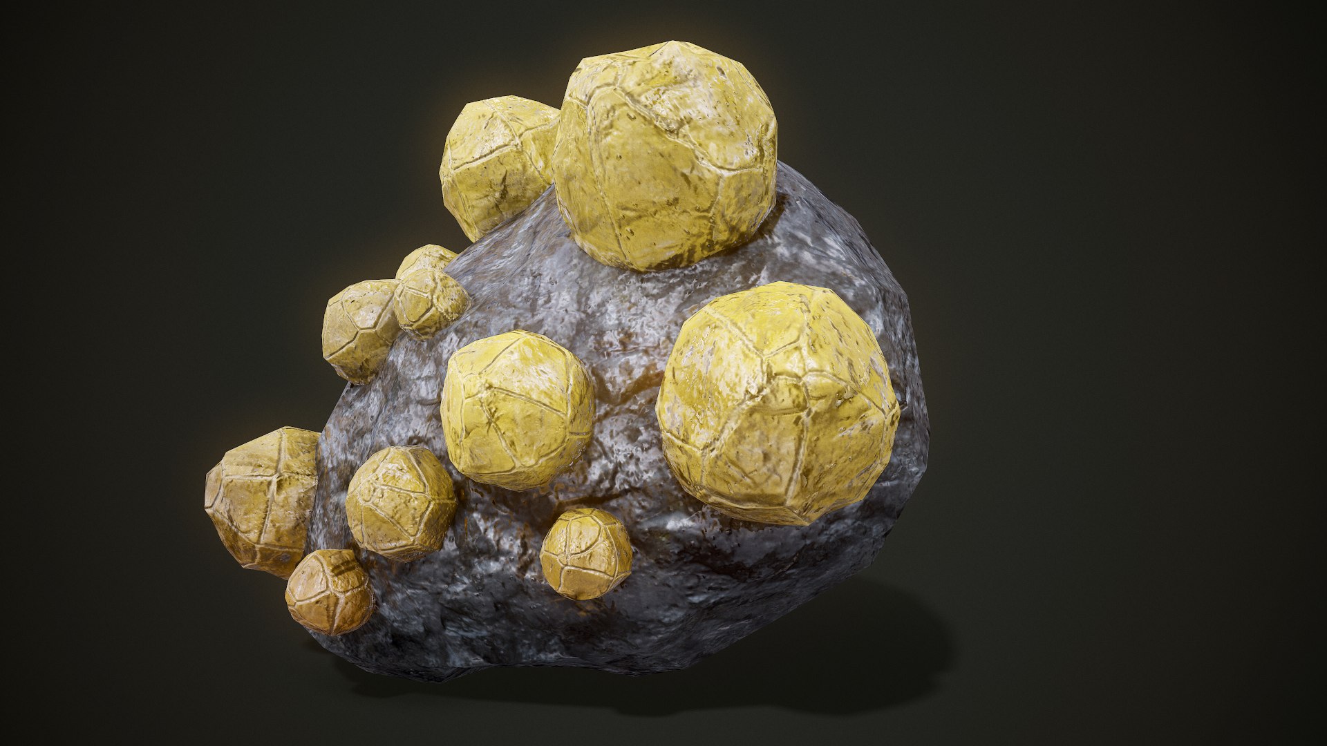 Realistic Crystal Ore 3D Model - TurboSquid 1443313