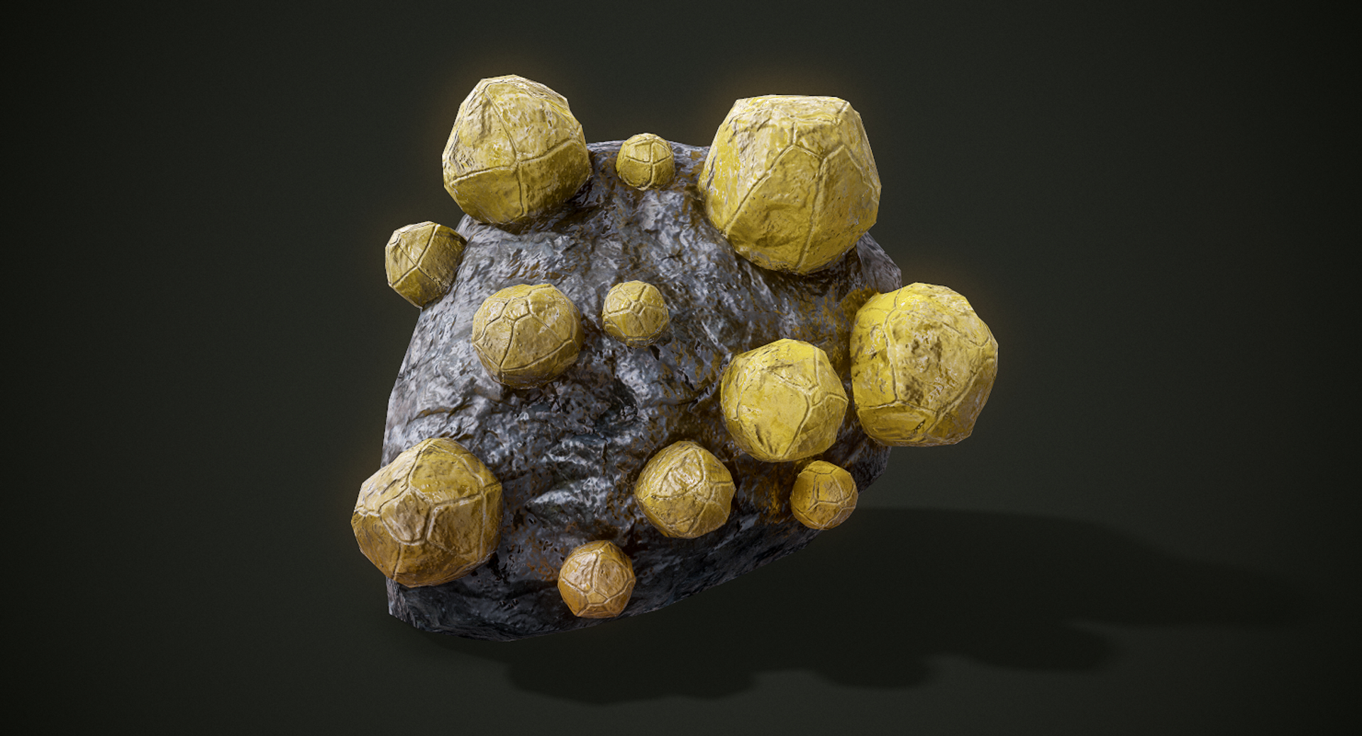 Realistic Crystal Ore 3D Model - TurboSquid 1443313