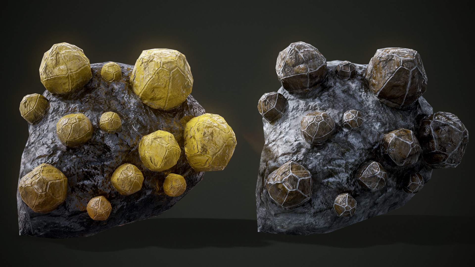 Realistic Crystal Ore 3D Model - TurboSquid 1443313