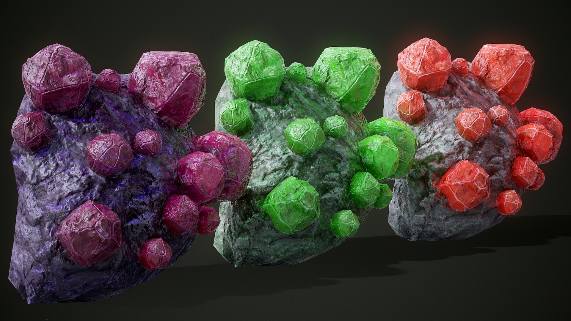 Realistic Crystal Ore 3D Model - TurboSquid 1443313