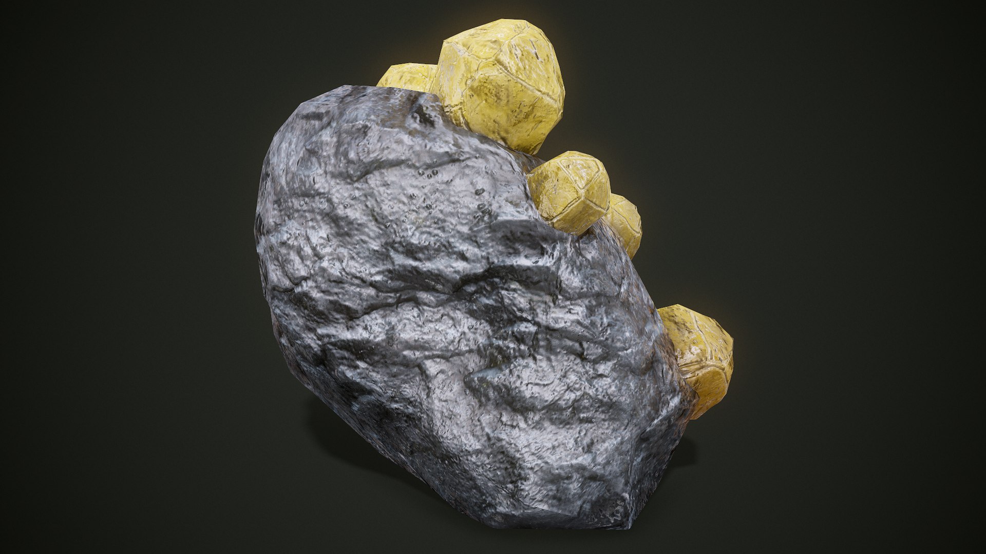 Realistic Crystal Ore 3D Model - TurboSquid 1443313