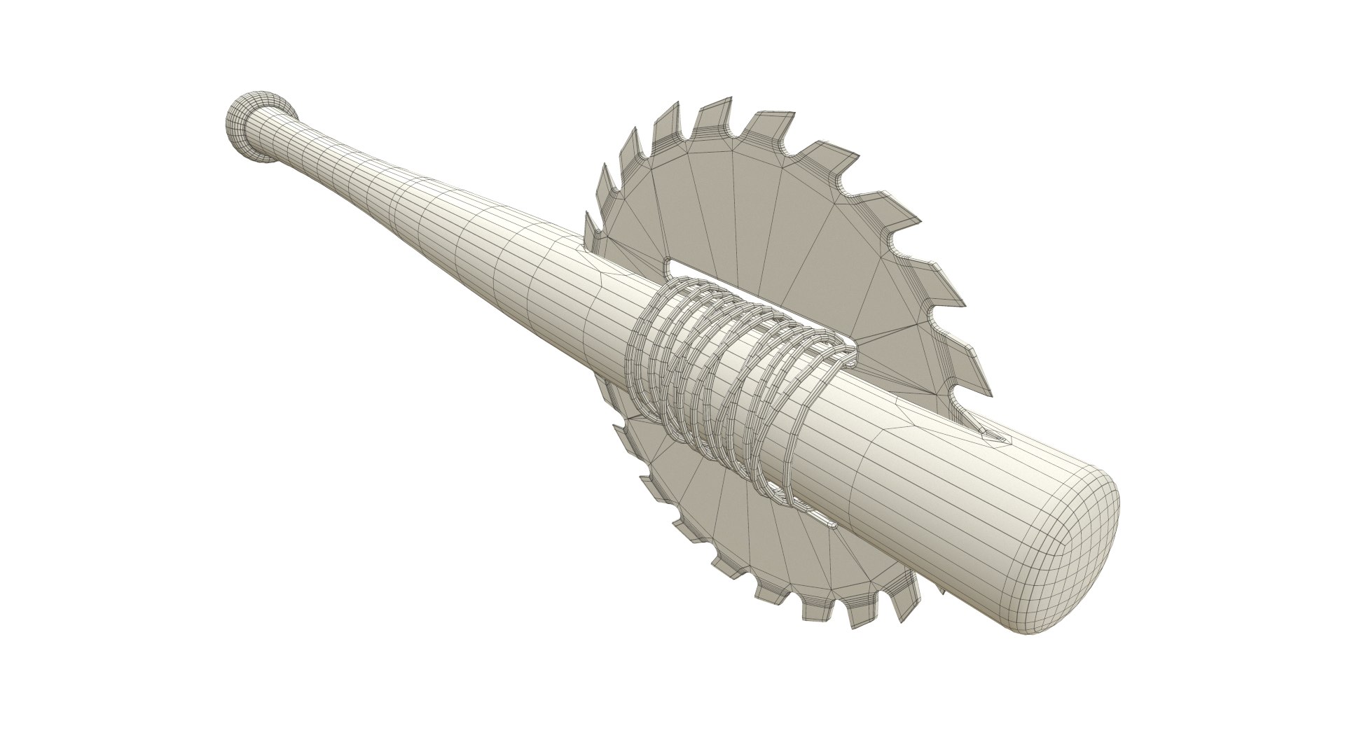 Baseball Bat With Saw 3D Model - TurboSquid 1814104