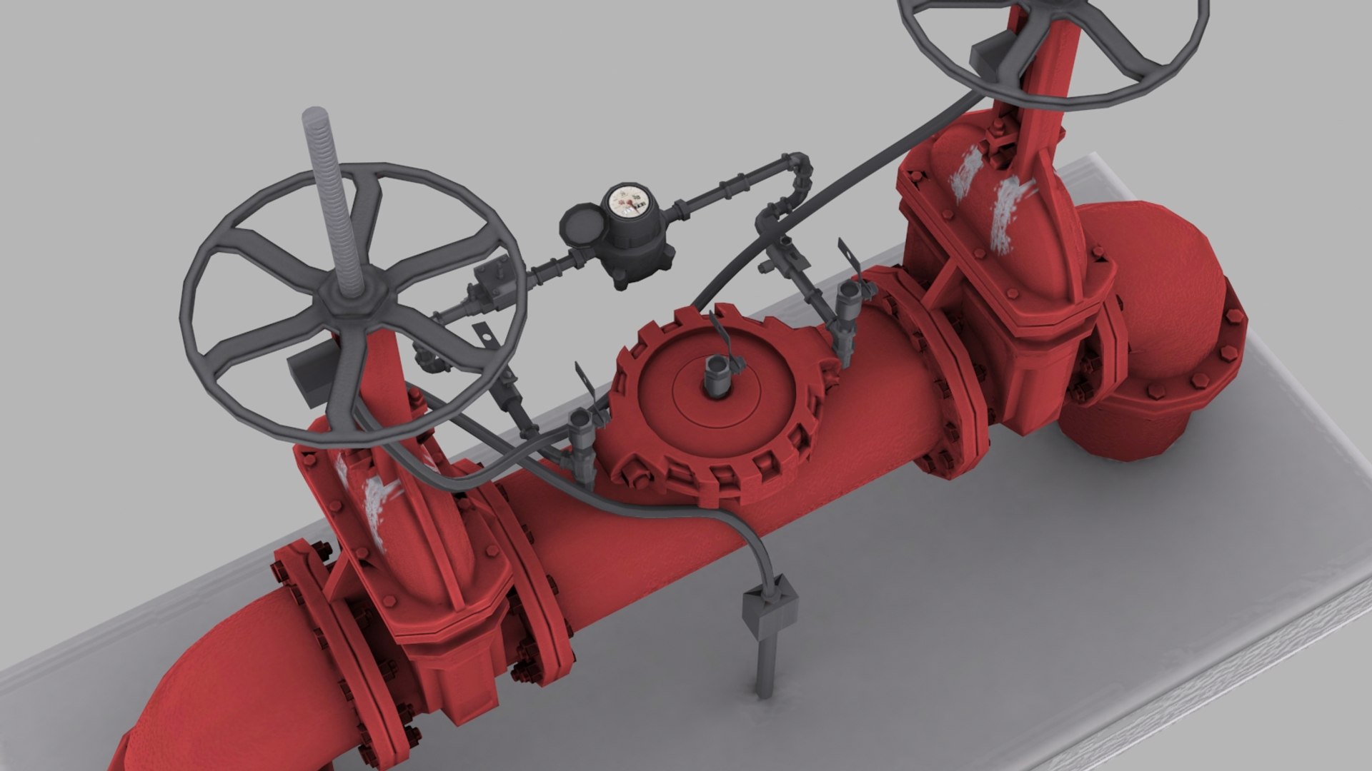 Flow Preventer 3d Obj