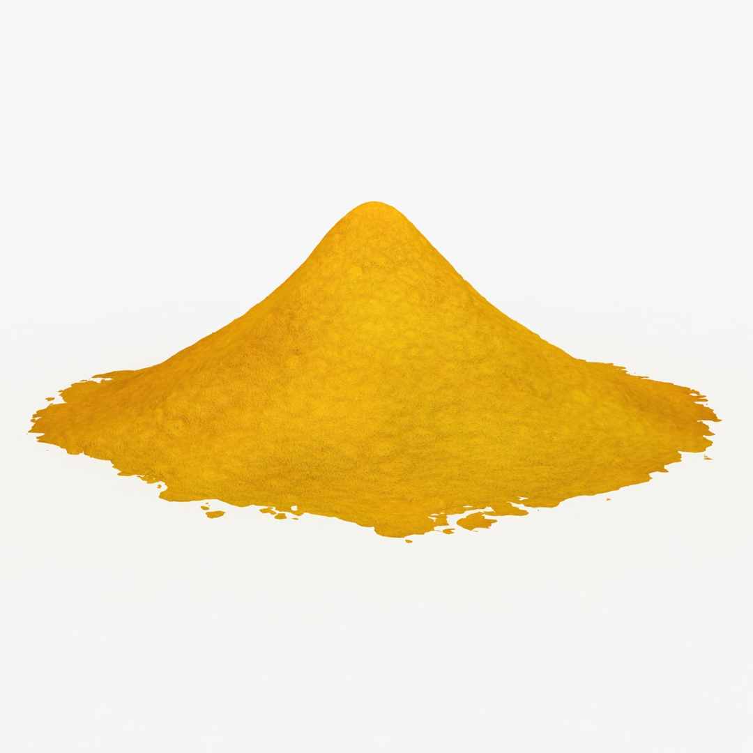 3D Model Curcumin Powder - TurboSquid 1221817