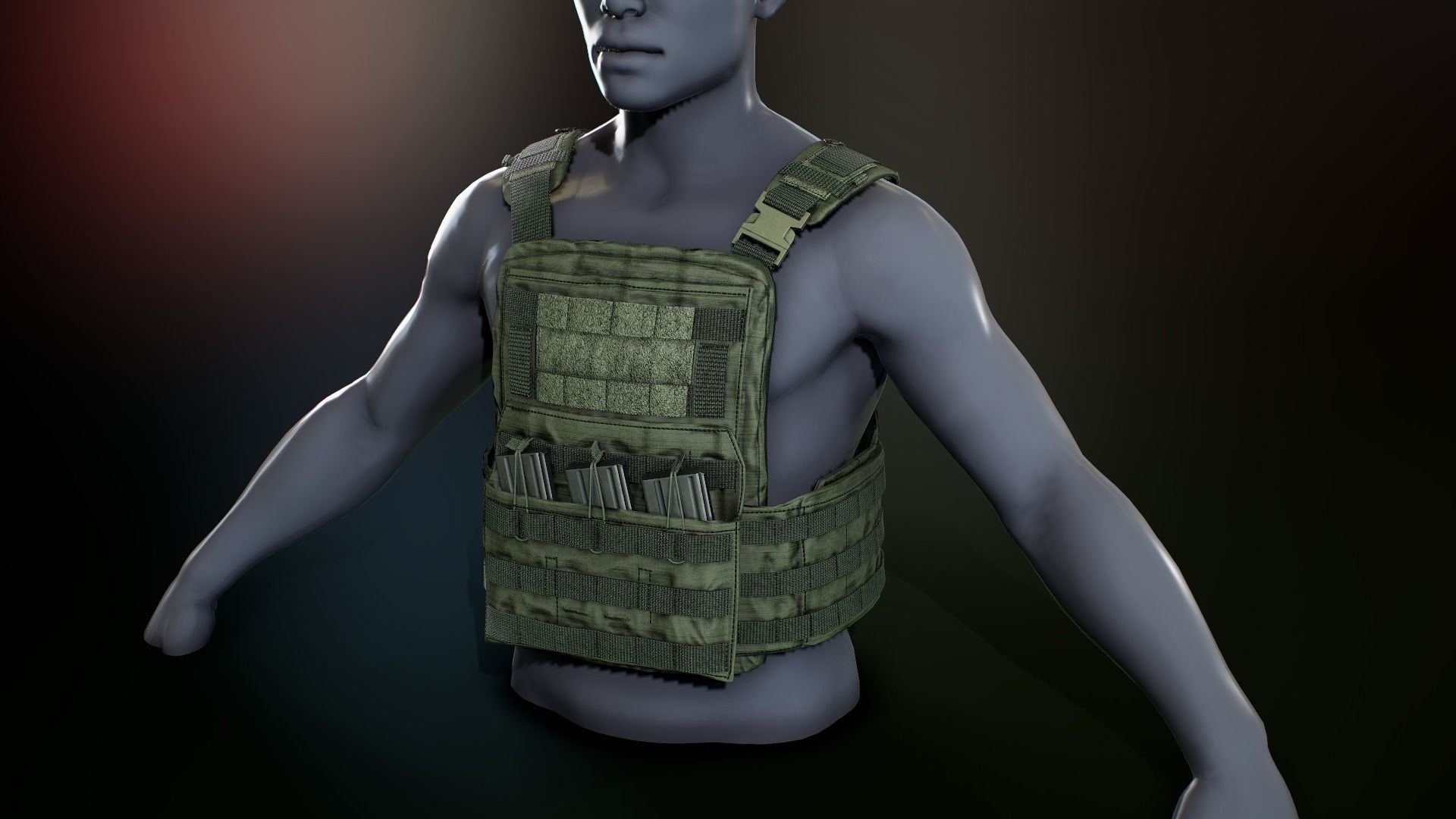 Crye Cage Vest 3D Model - TurboSquid 1519655