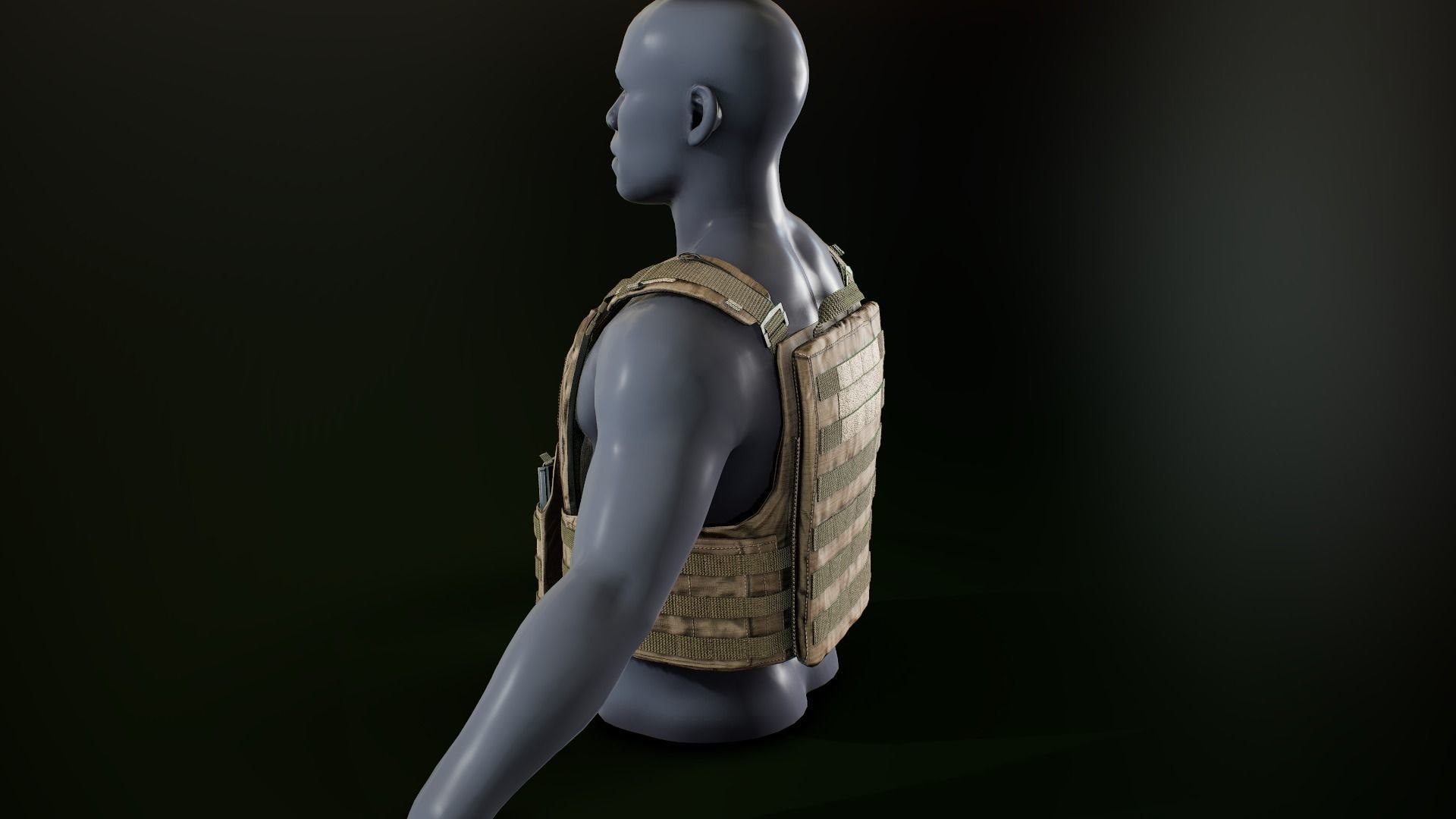 Crye Cage Vest 3D Model - TurboSquid 1519655
