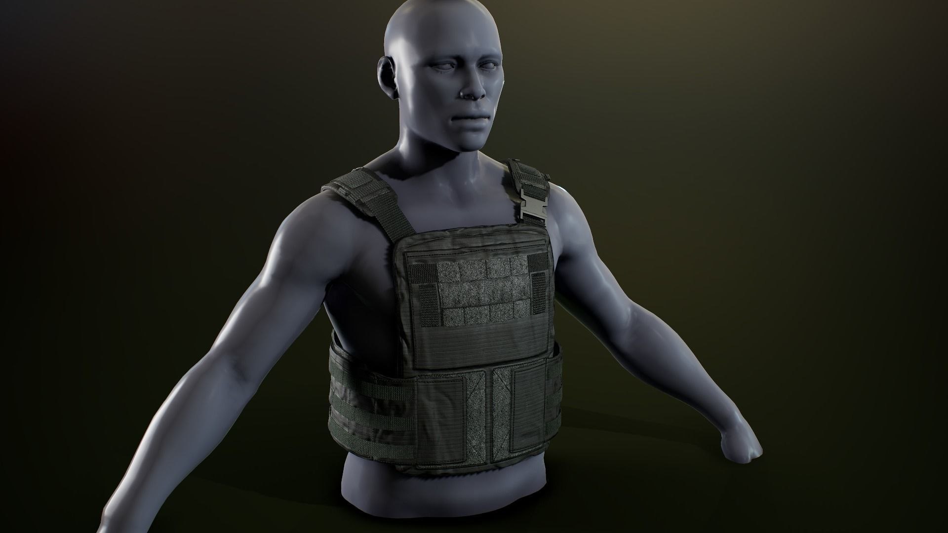 Crye Cage Vest 3D Model - TurboSquid 1519655