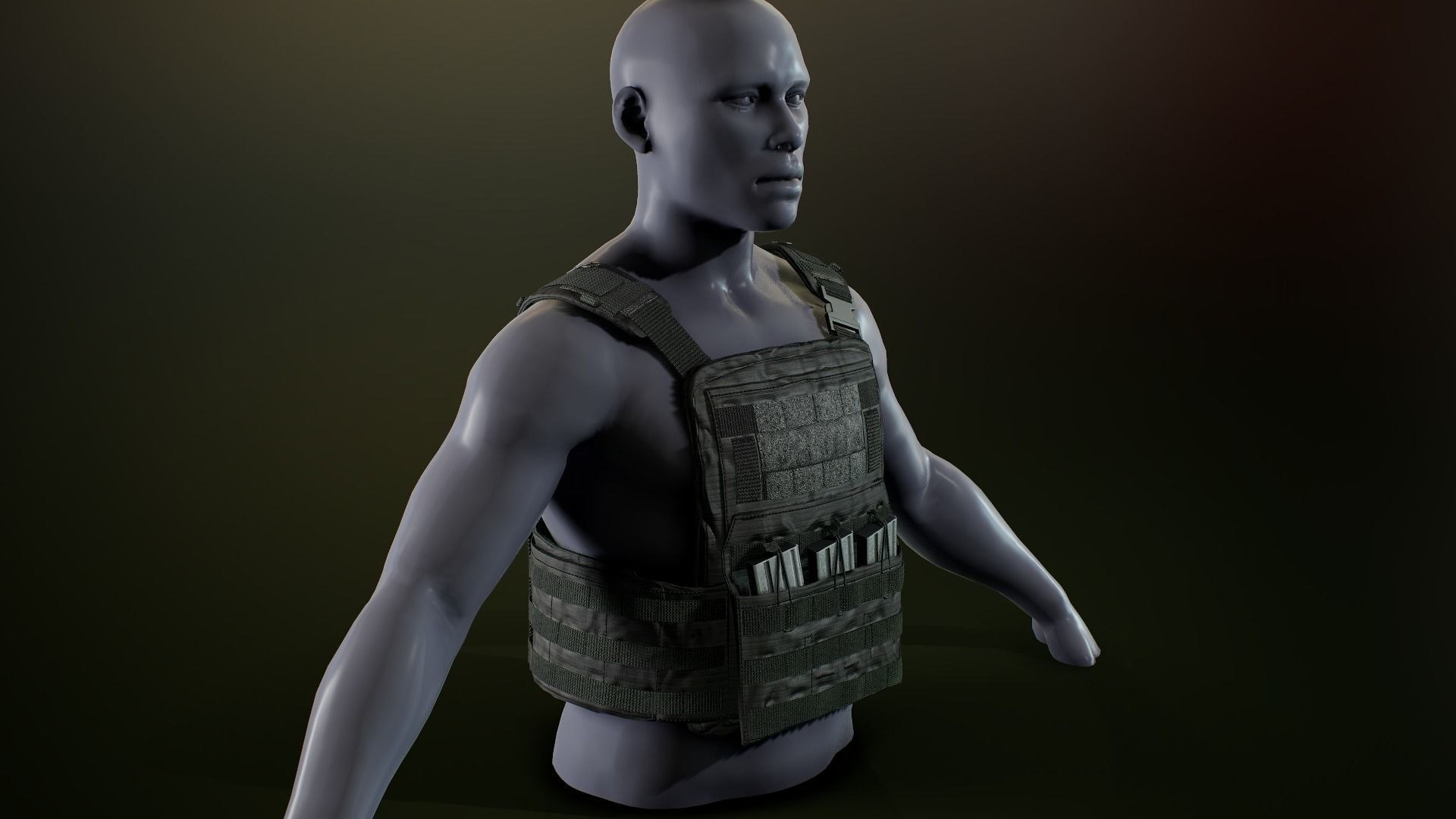 Crye Cage Vest 3D Model - TurboSquid 1519655