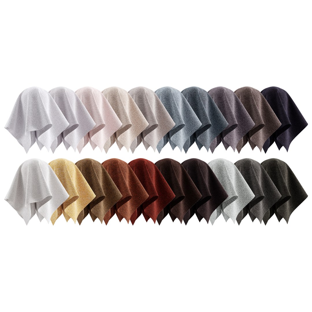 Keymer Textile Twister Collection Vol8 3D Model - TurboSquid 2209845